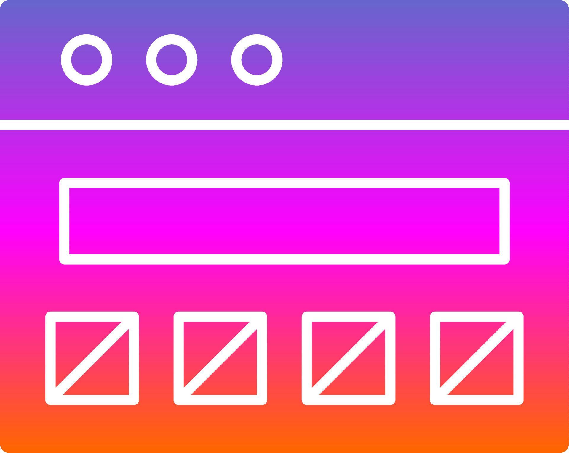 Ui Wireframe Vector Icon Design 16435020 Vector Art At Vecteezy