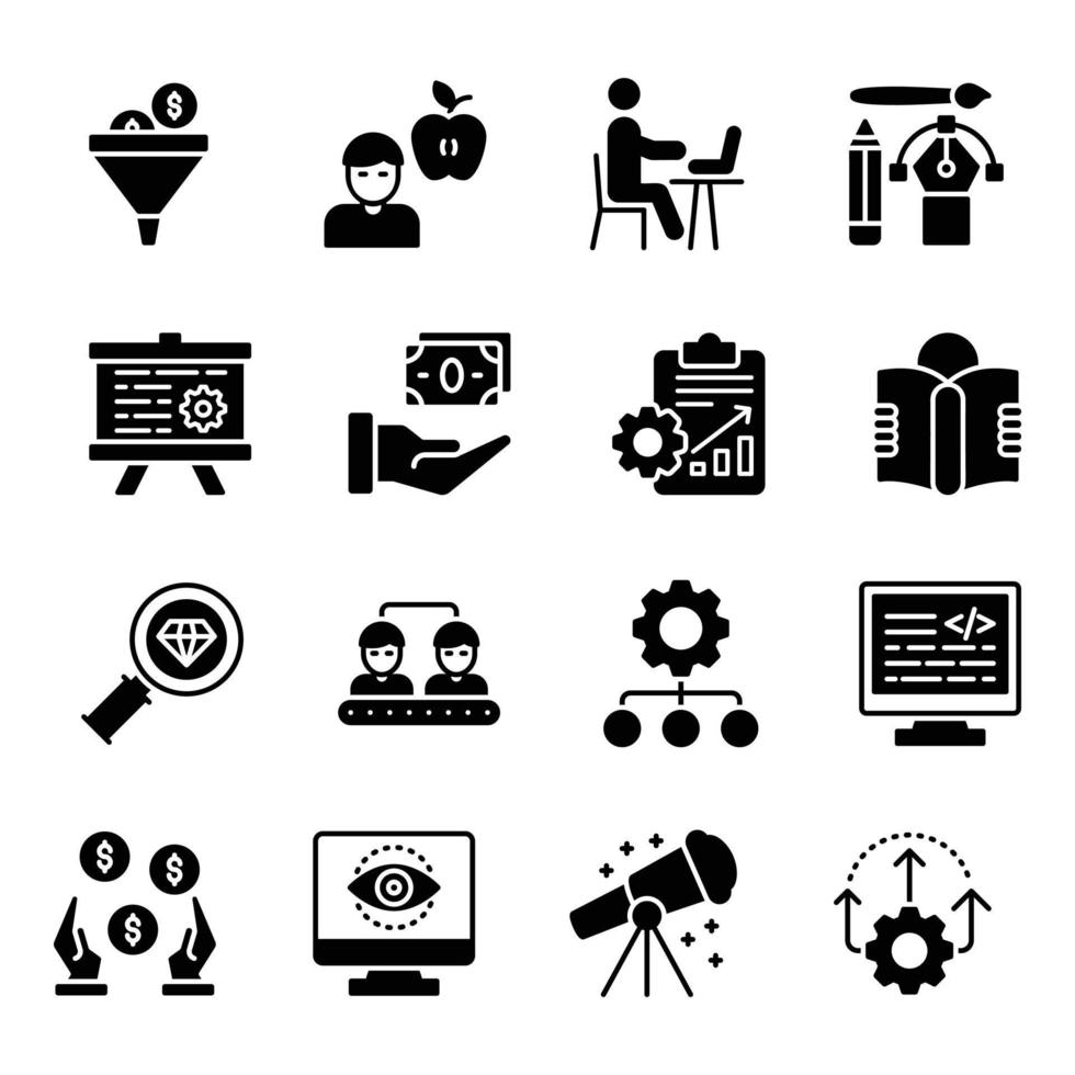 Business And Project Planning Pack 16439015 Vector Art at Vecteezy