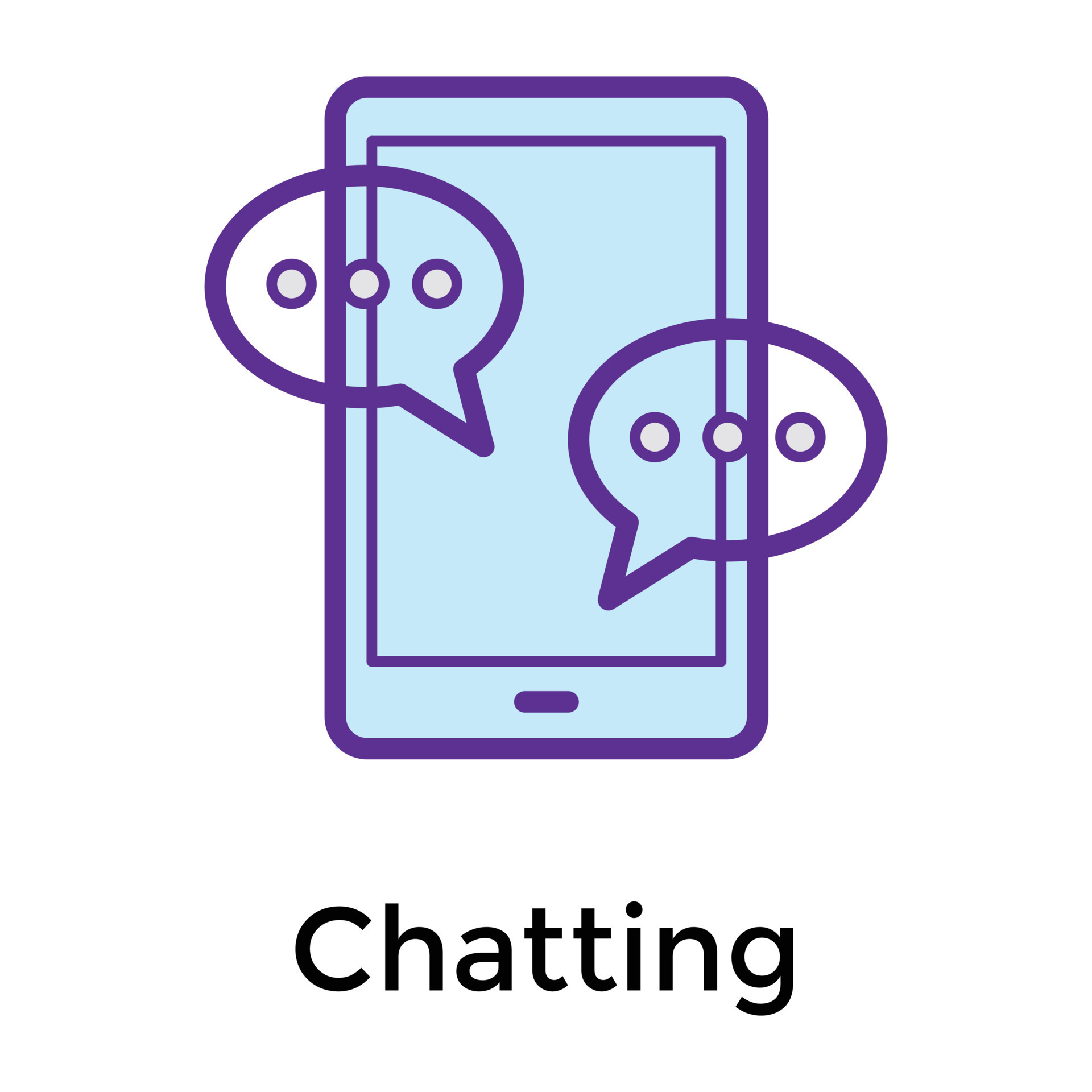 Trendy Mobile Communication 16439657 Vector Art At Vecteezy