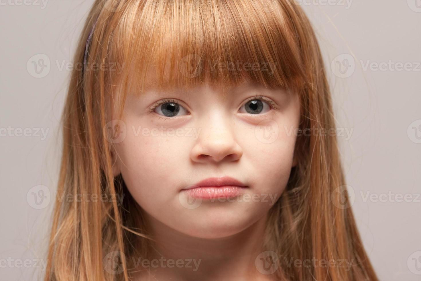 Portrait of an Adorable Red Haired Girl 16451728 Stock Photo at Vecteezy