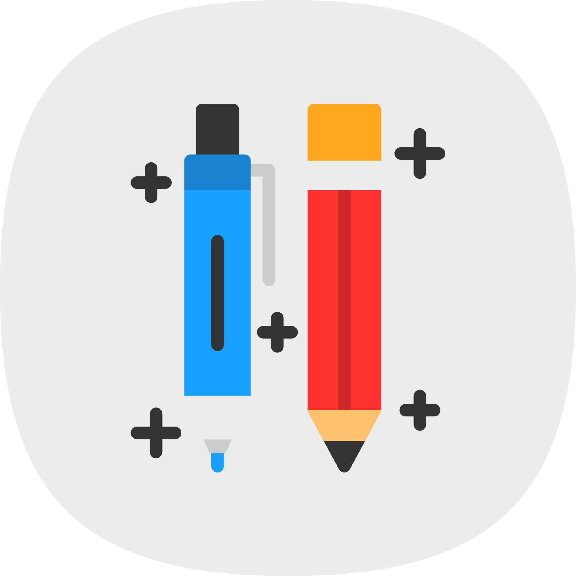 Pen And Pencil Vector Icon Design 16453929 Vector Art at Vecteezy