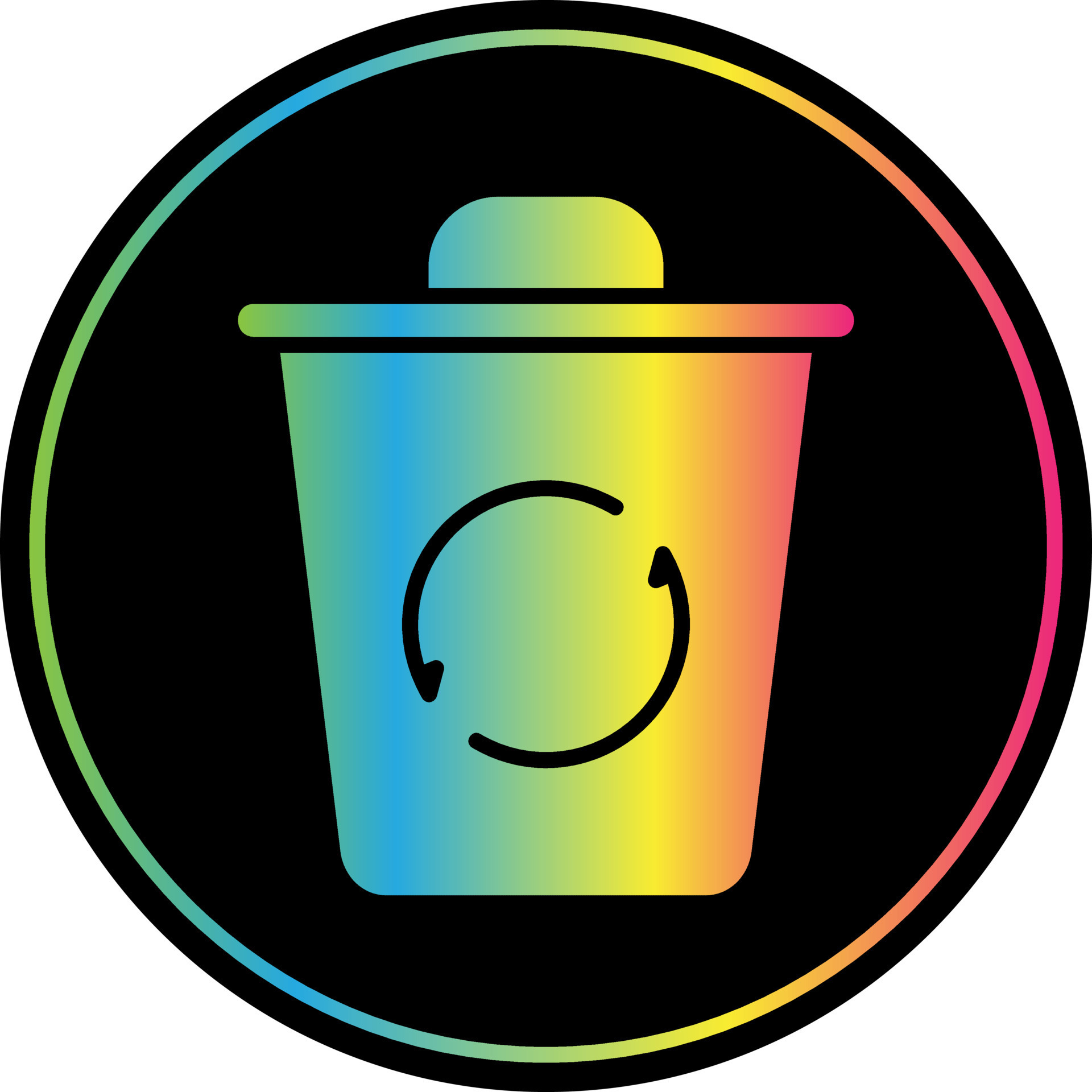 Recycle Vector Icon Design 16454572 Vector Art At Vecteezy