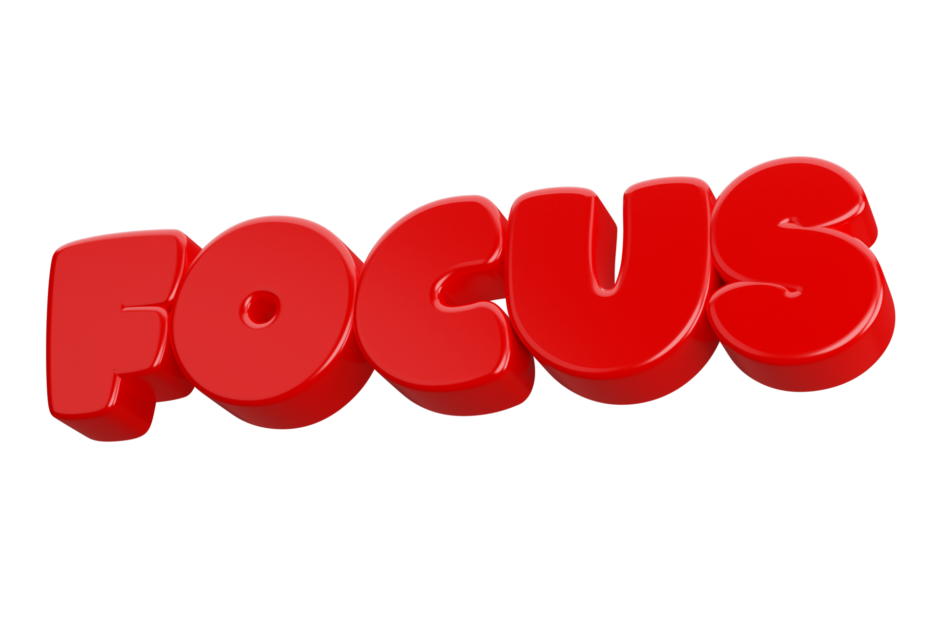 Focus 3d Word Text 16458109 Png