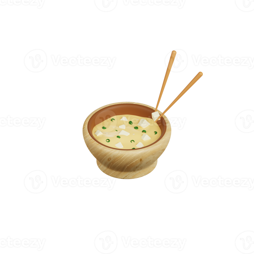 3d Miso Illustration 16461020 Png