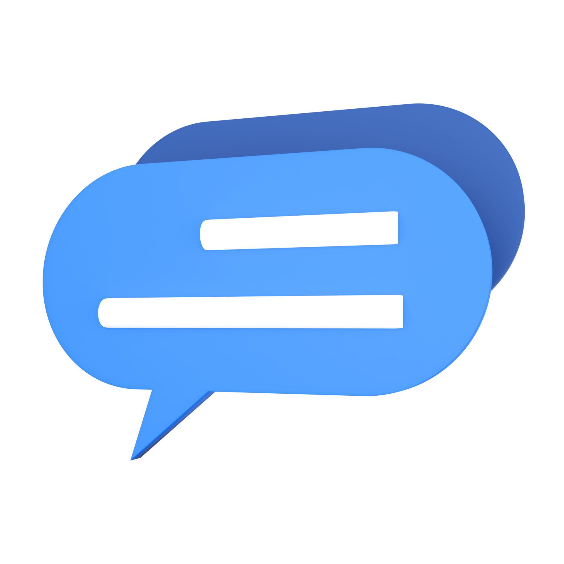 Speech Bubble. 3D rendering. 16461462 PNG
