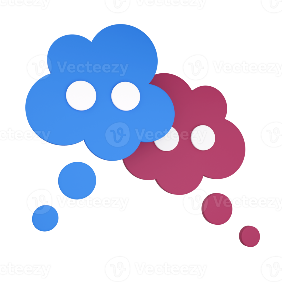 Speech Bubble. 3D rendering. 16461473 PNG