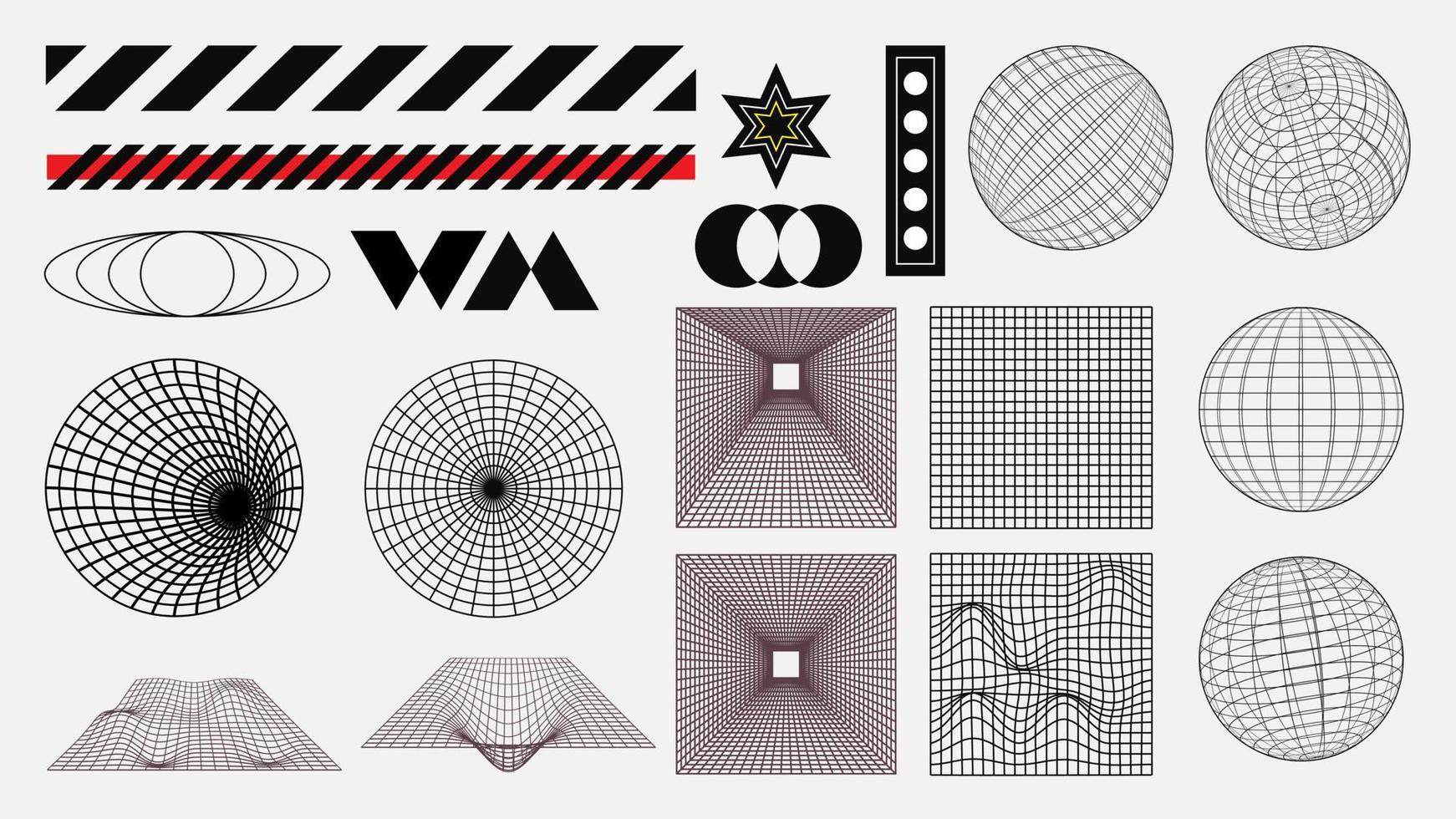 Streetwear style t-shirt design element in set. 16461574 Vector Art at ... Streetwear style t-shirt design element in set. 16461574 Vector Art at ...