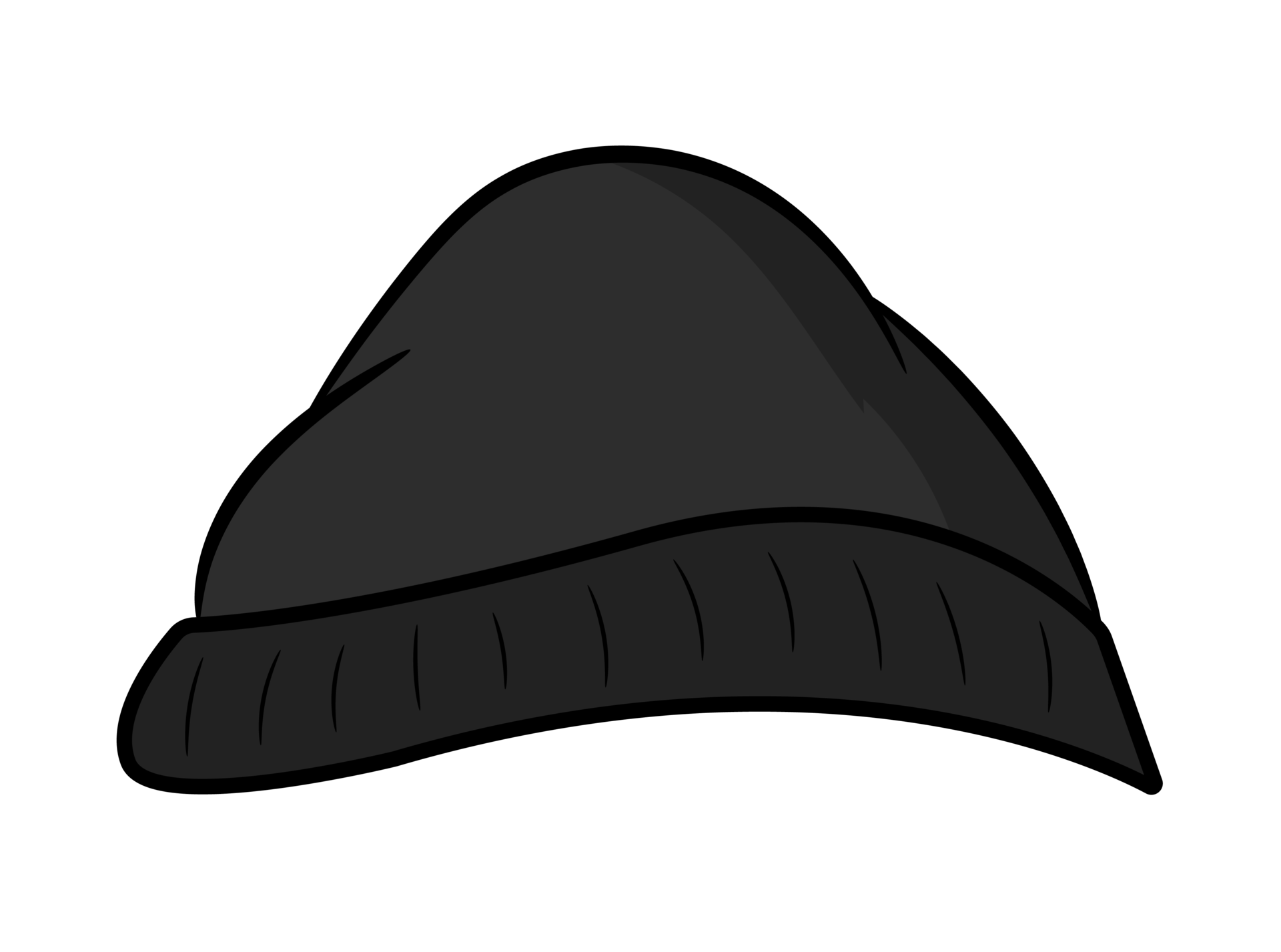 Black Beany Hat Toque caps 16461727 PNG