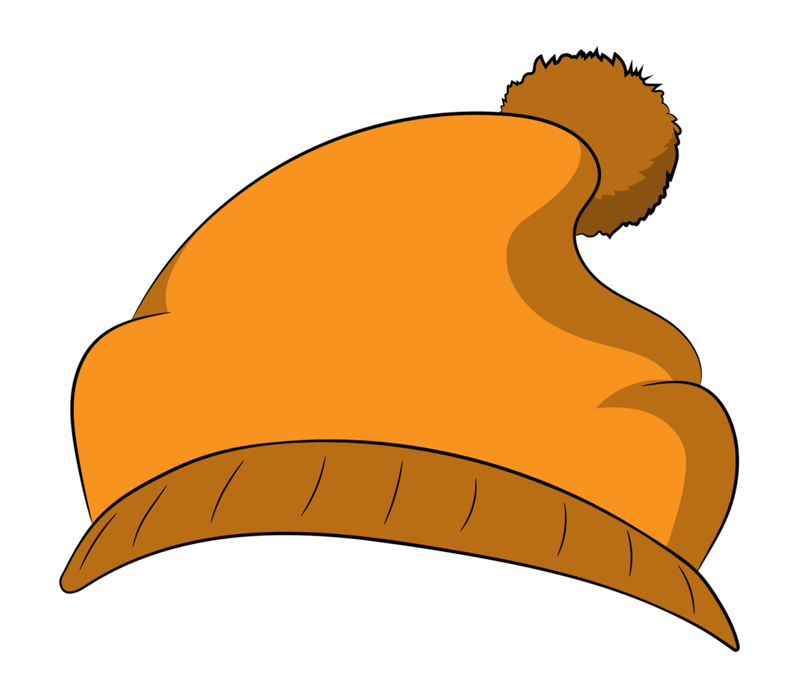 Orange Beany Hat Toque caps 16461730 PNG