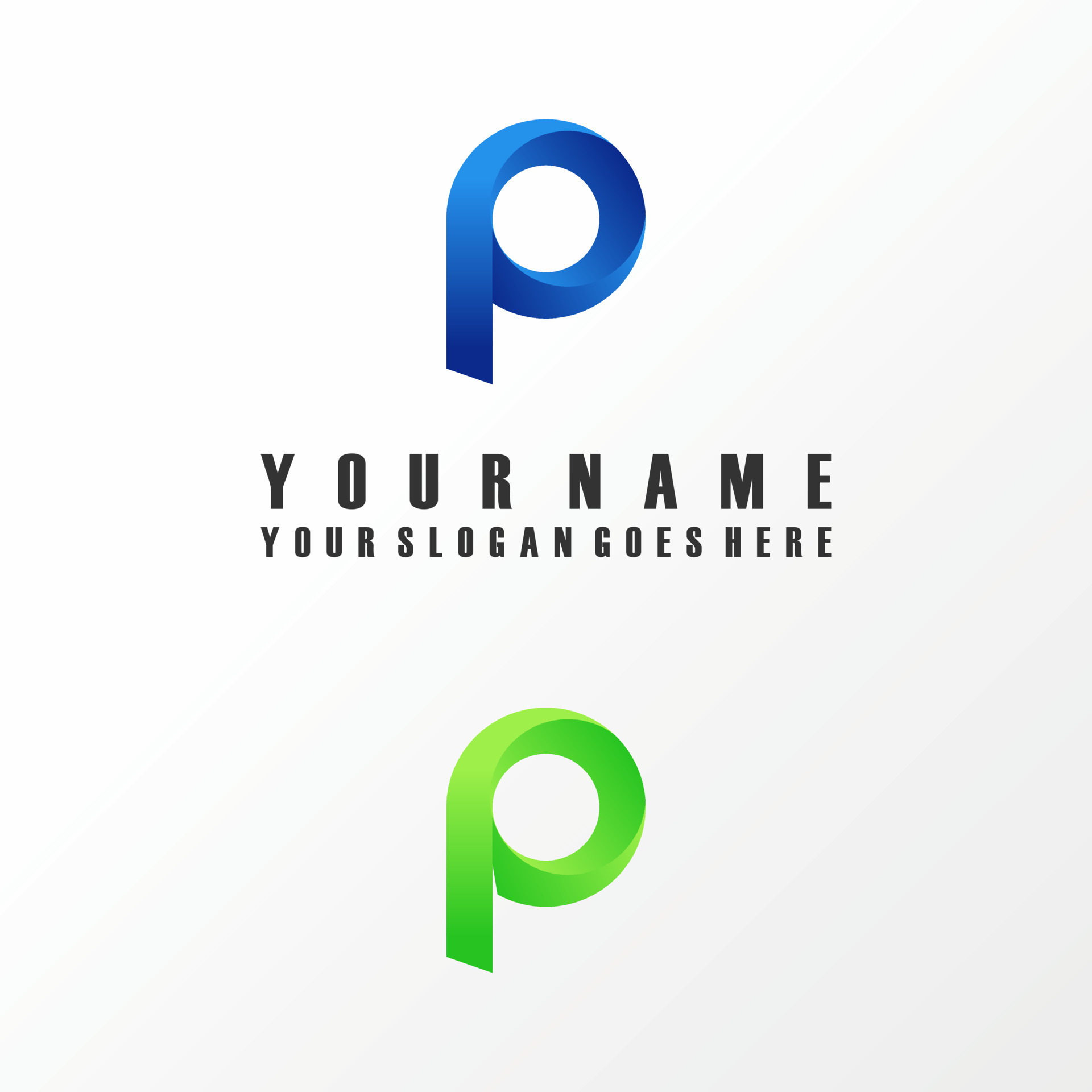 Simple and unique Letter or word P Q R attractive font image graphic icon logo design abstract ...