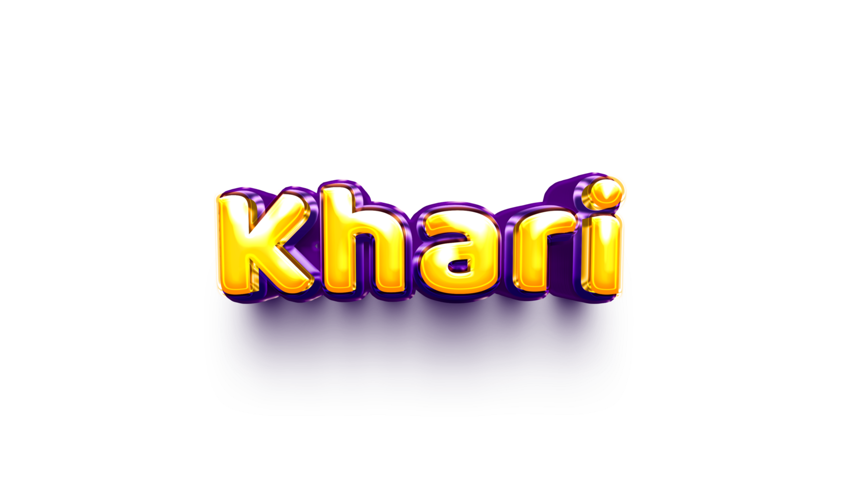 nombres de niño inglés helio globo brillante celebración pegatina 3d inflado khari 16465415 PNG