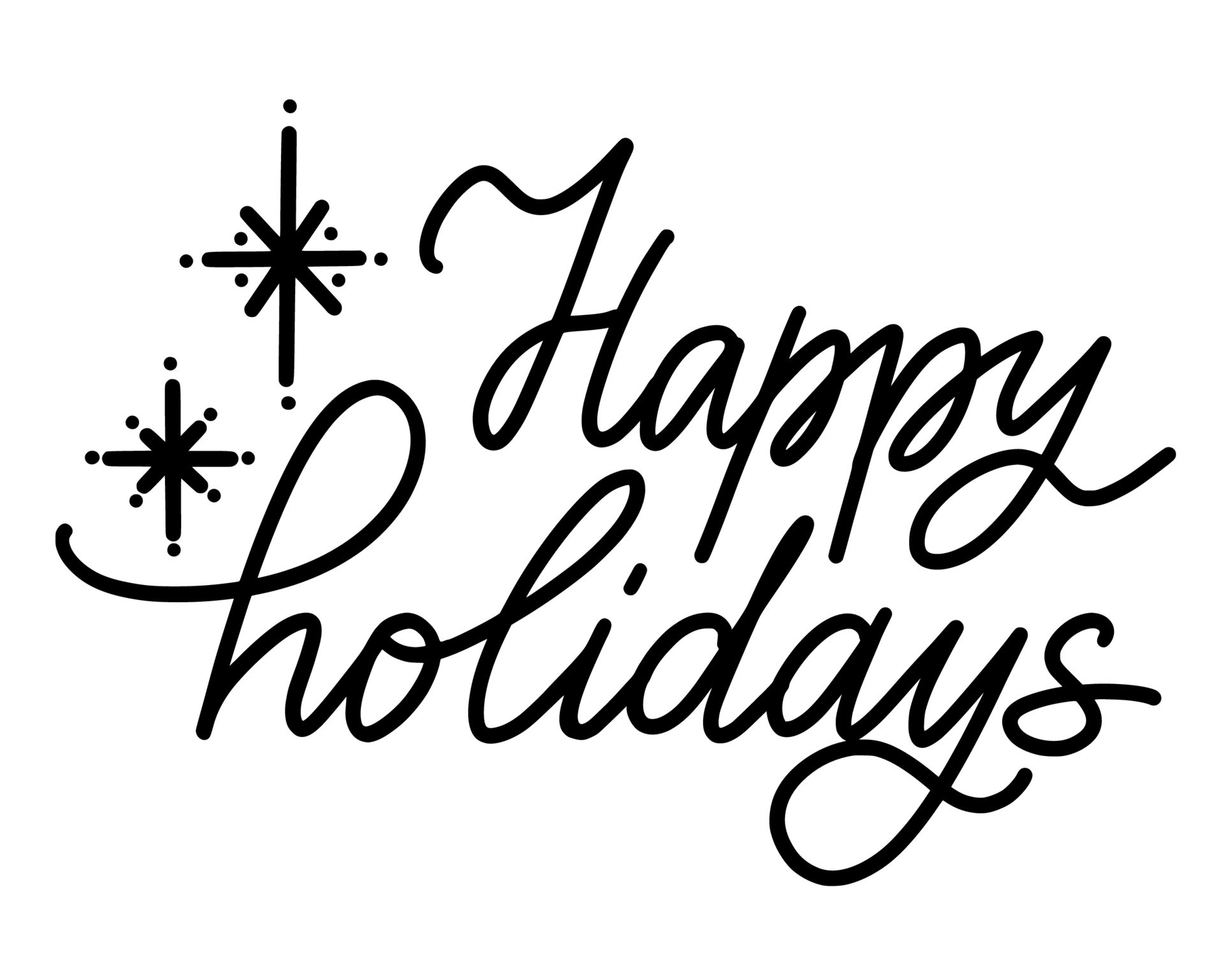 Happy Holidays Sign Printable Happy Holidays Sign Printable