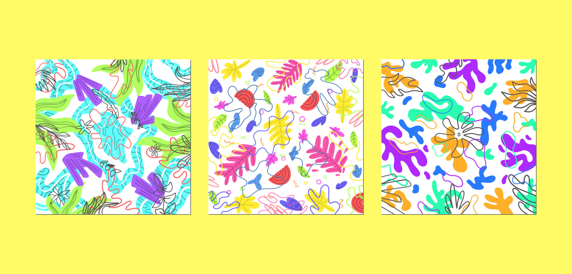 three abstract backgrounds 16470087 Vector Art at Vecteezy