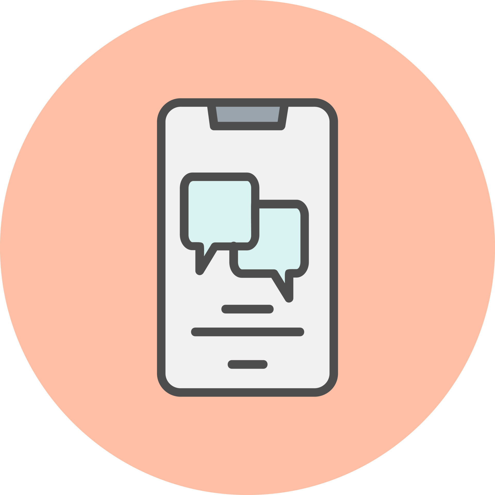 Messages Vector Icon 16470119 Vector Art at Vecteezy