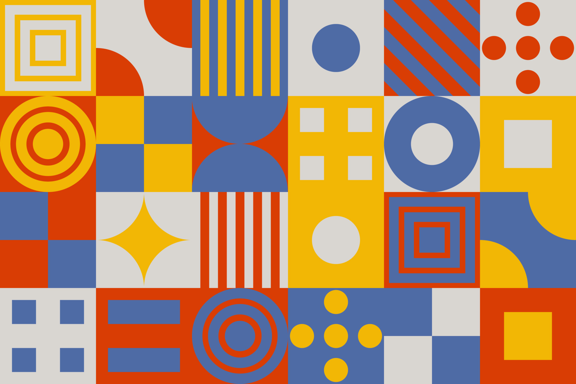 Colorful Geometric Shape Mosaic Pattern Background 16473833 Vector Art