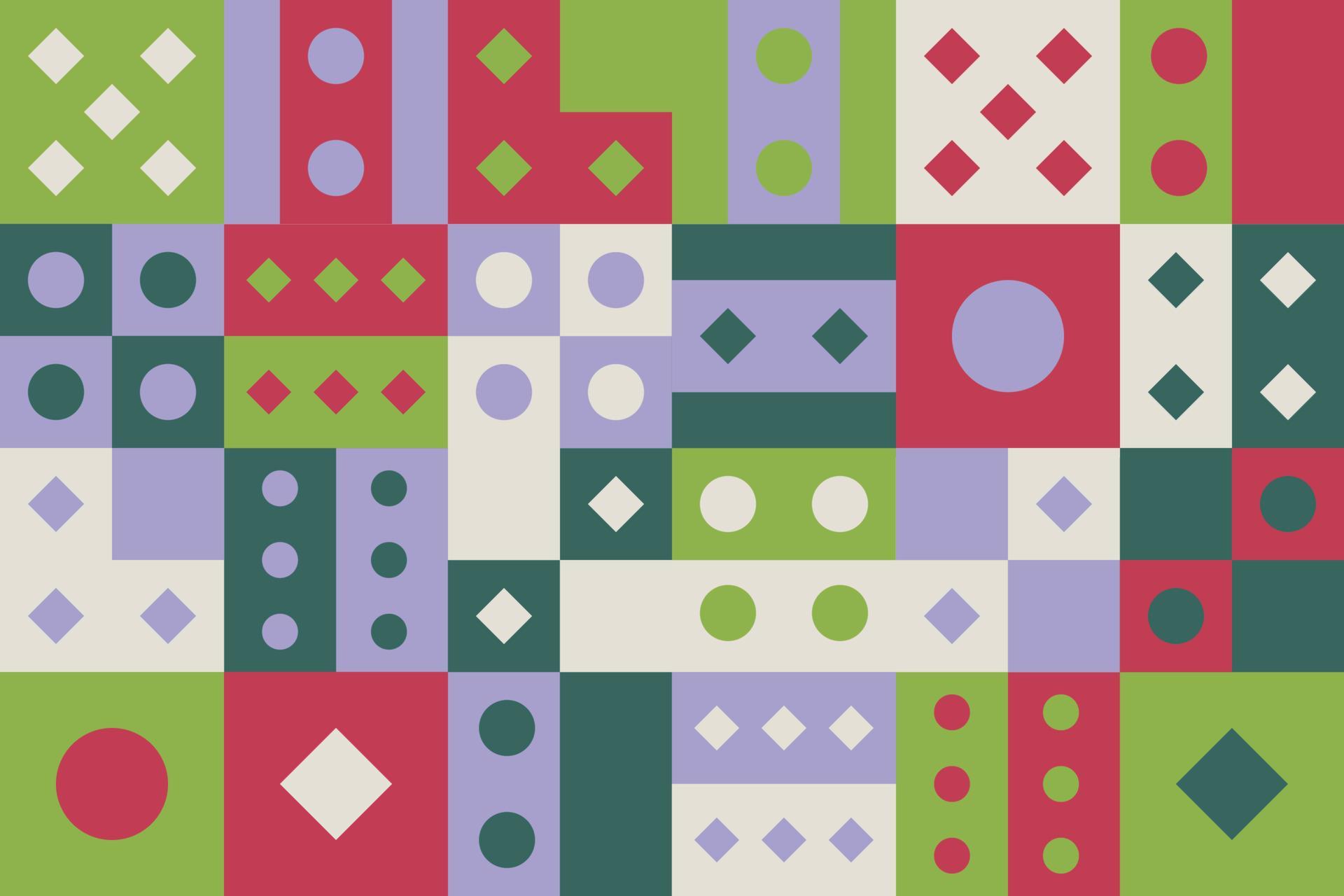 Colorful Geometric Shape Mosaic Pattern Background 16473838 Vector Art