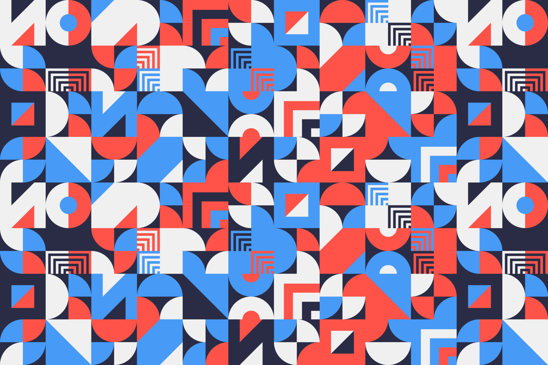 Colorful Geometric Shape Mosaic Pattern Background 16473841 Vector Art