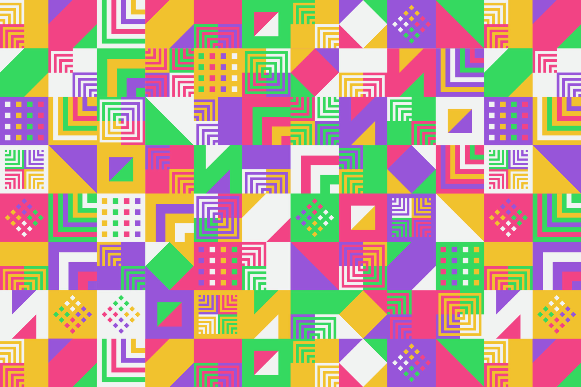 Colorful Geometric Shape Mosaic Pattern Background 16473843 Vector Art