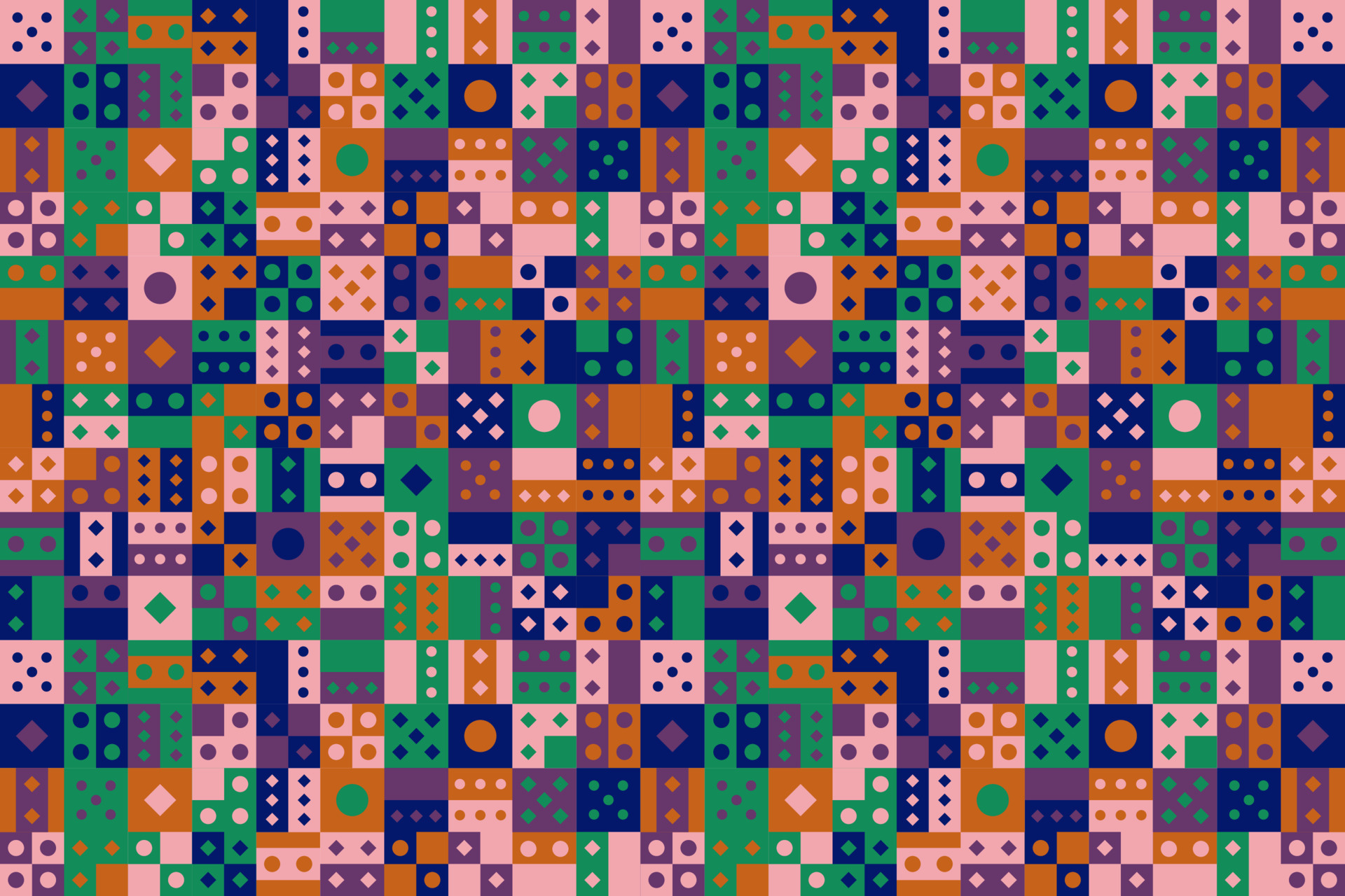 Colorful Geometric Shape Mosaic Pattern Background 16473849 Vector Art