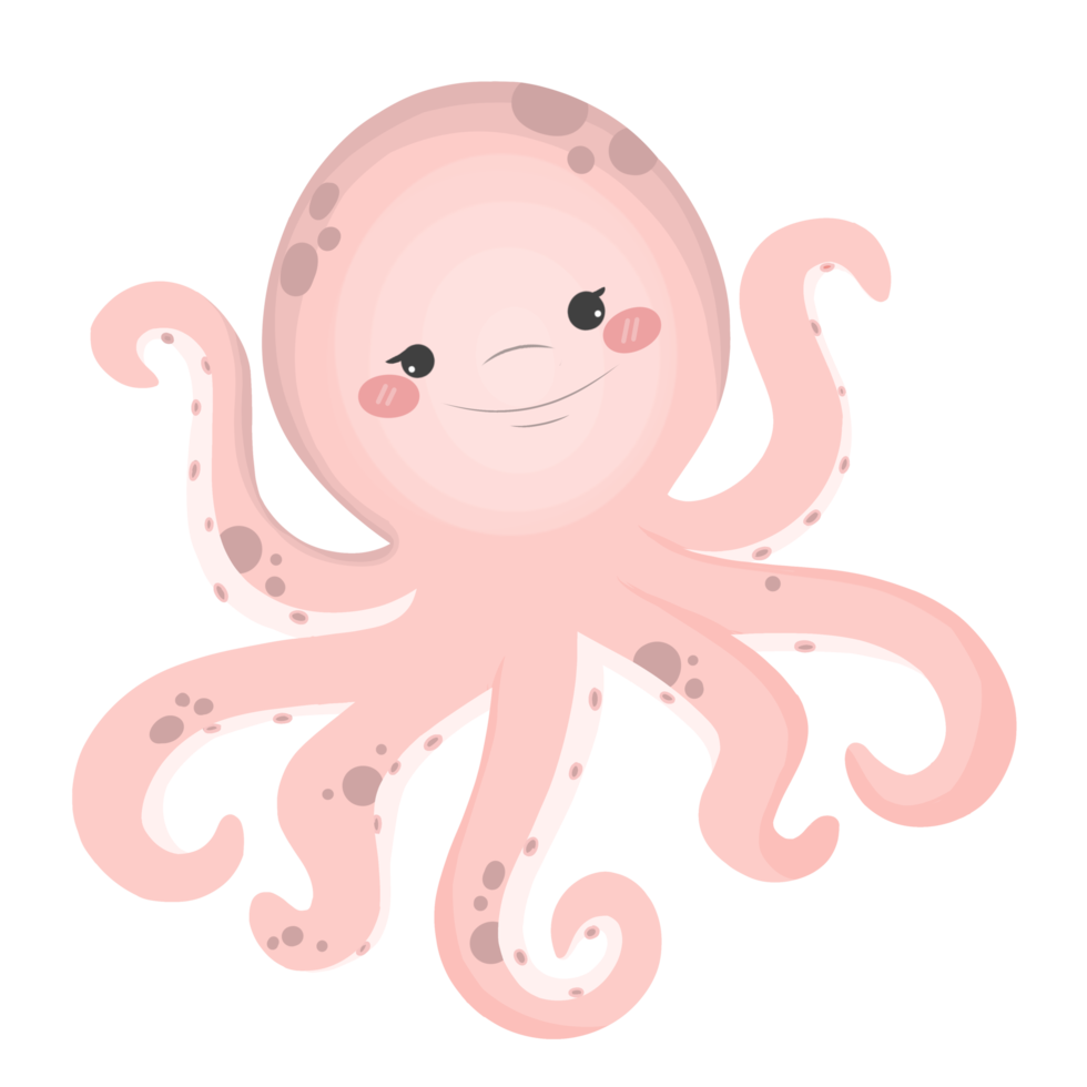 Free Cute octopus cartoon, sea animal illustration 16475149 PNG with ... Free Cute octopus cartoon, sea animal illustration 16475149 PNG with ...