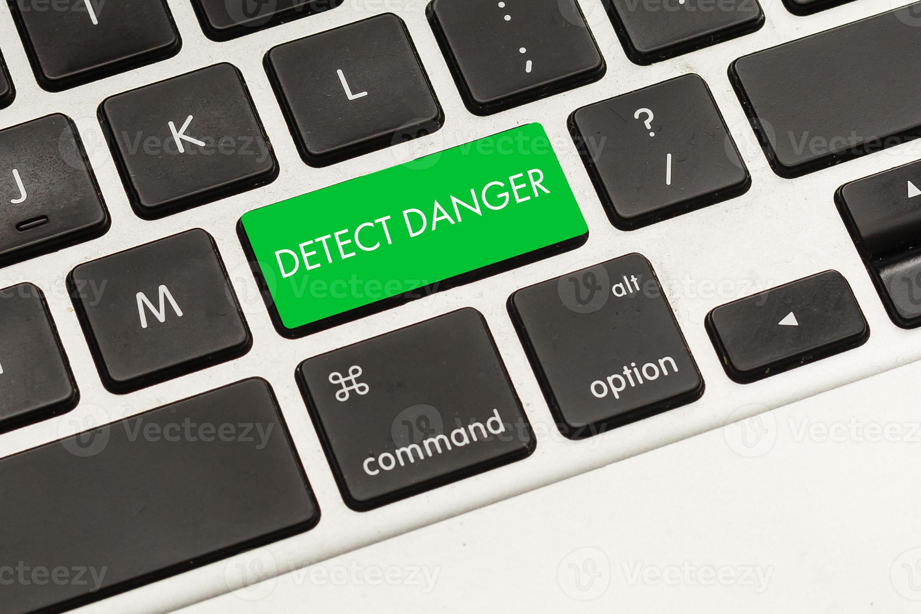detect danger word on computer keyboard button 16479829 Stock Photo at Vecteezy