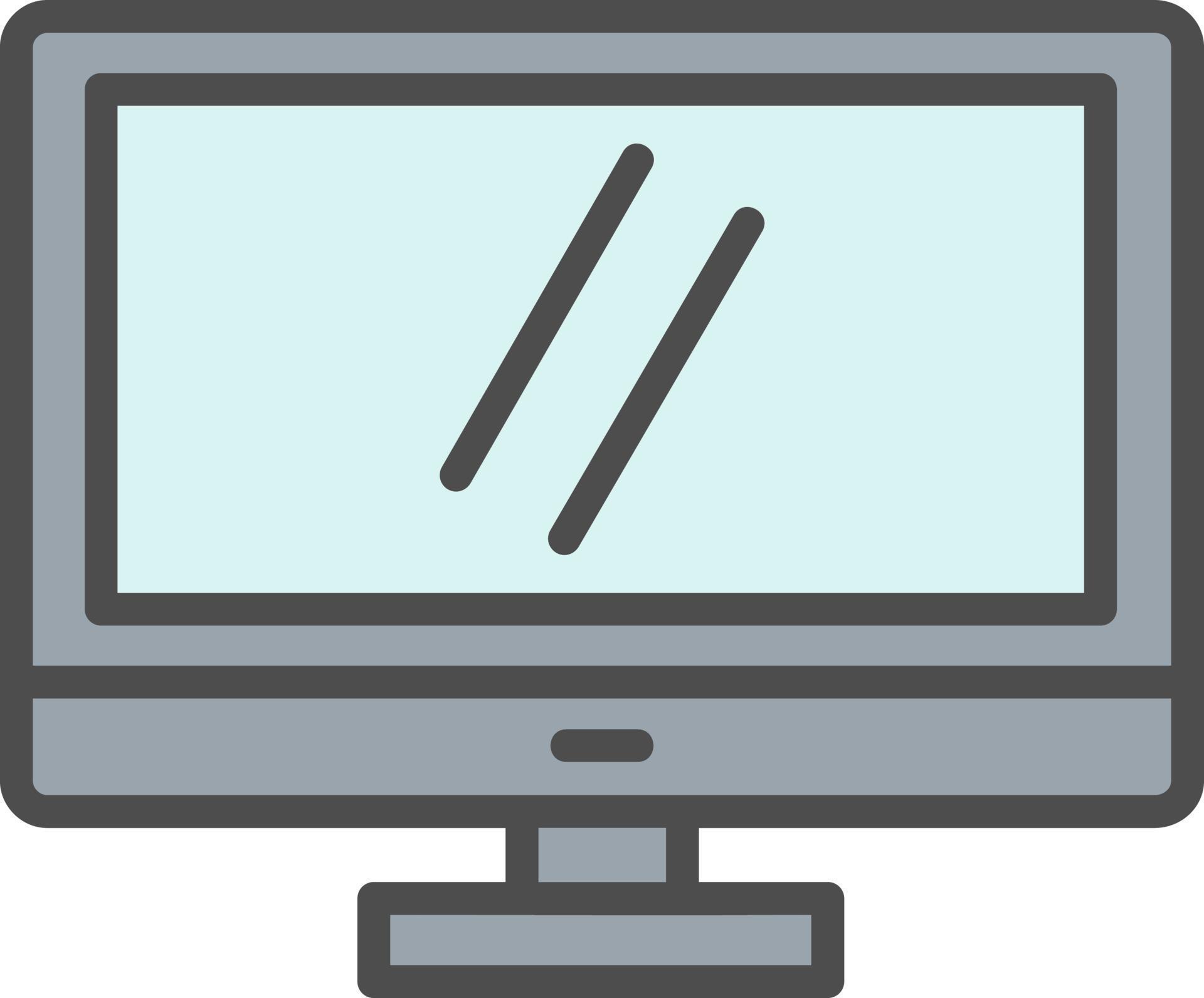 Monitor Display Vector Icon 16483029 Vector Art at Vecteezy