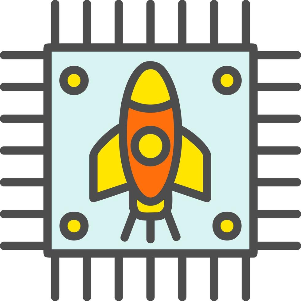 Rocket Chip Vector Icon 16487155 Vector Art at Vecteezy