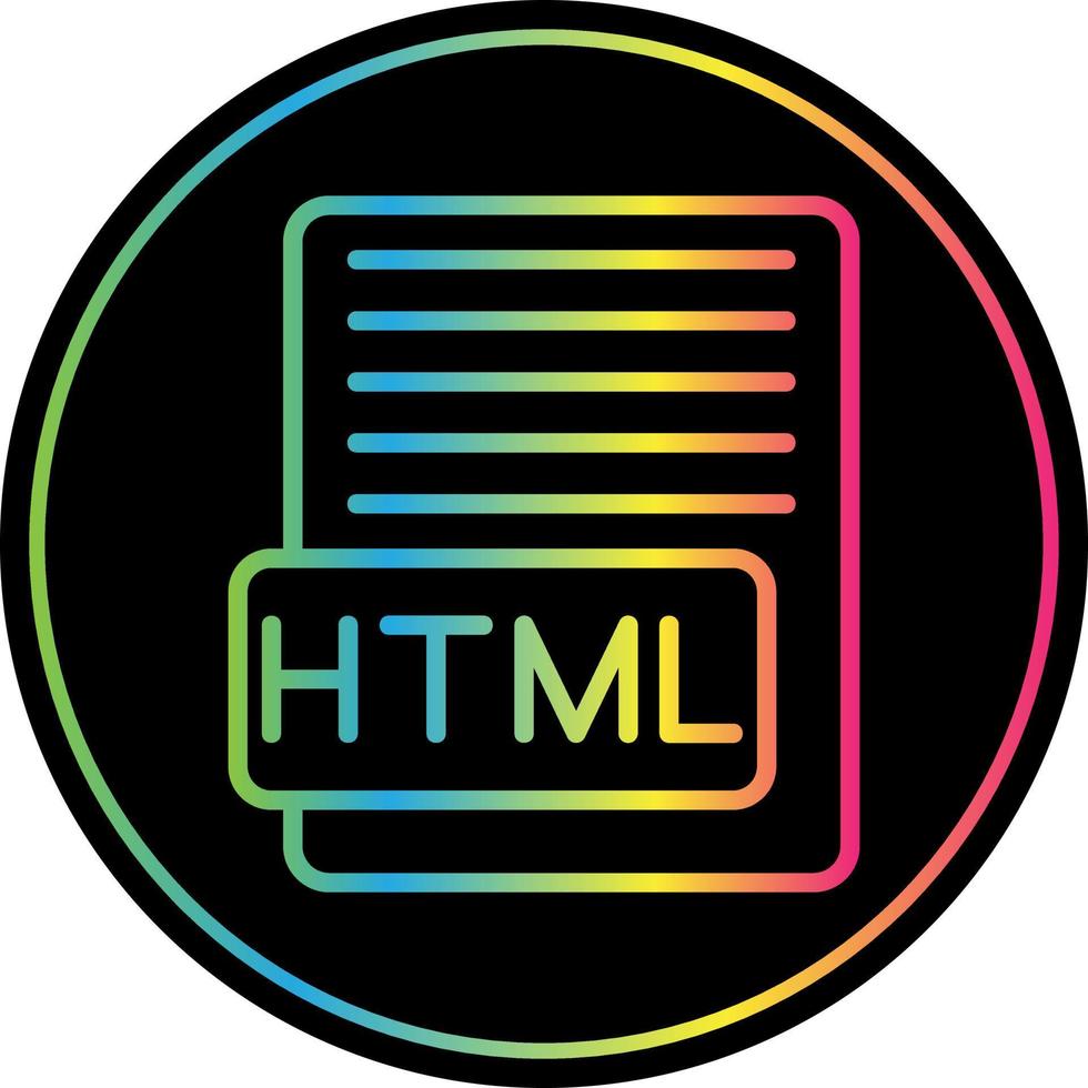 Html Vector Icon Design 16489802 Vector Art at Vecteezy