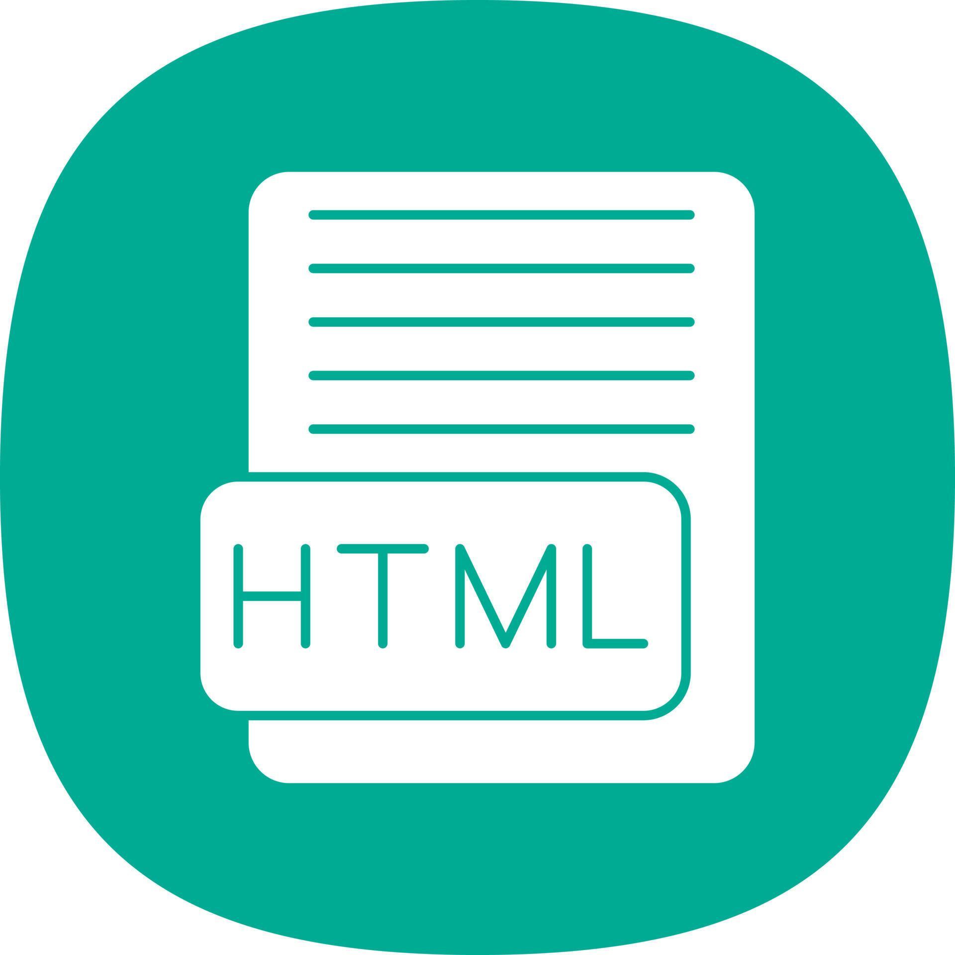 Html Vector Icon Design 16490236 Vector Art at Vecteezy