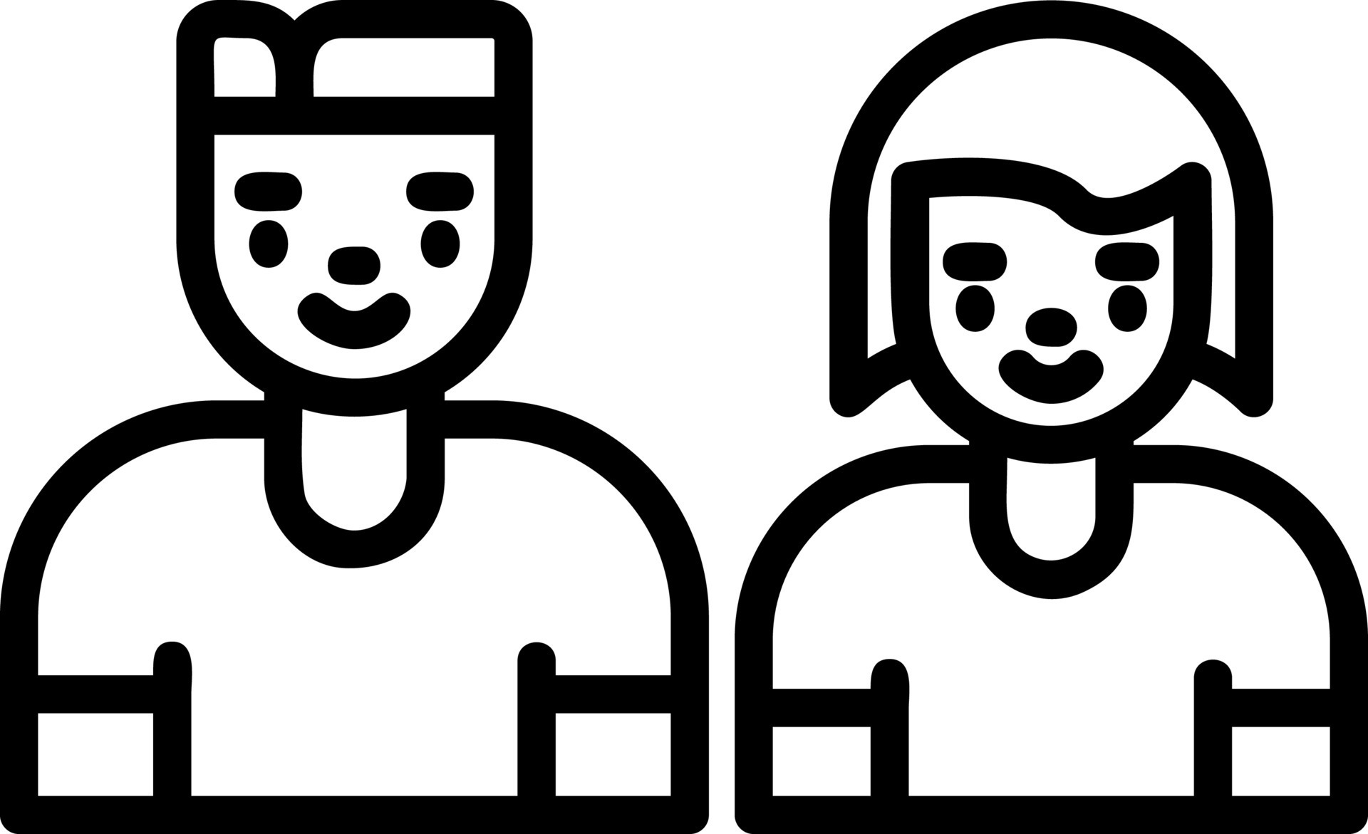 Couple Vector Icon Design 16490927 Vector Art At Vecteezy