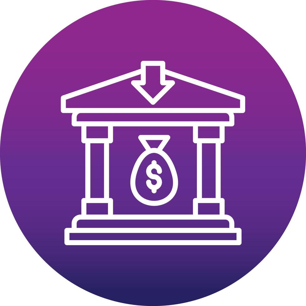 Bank Deposit Vector Icon 16494811 Vector Art at Vecteezy