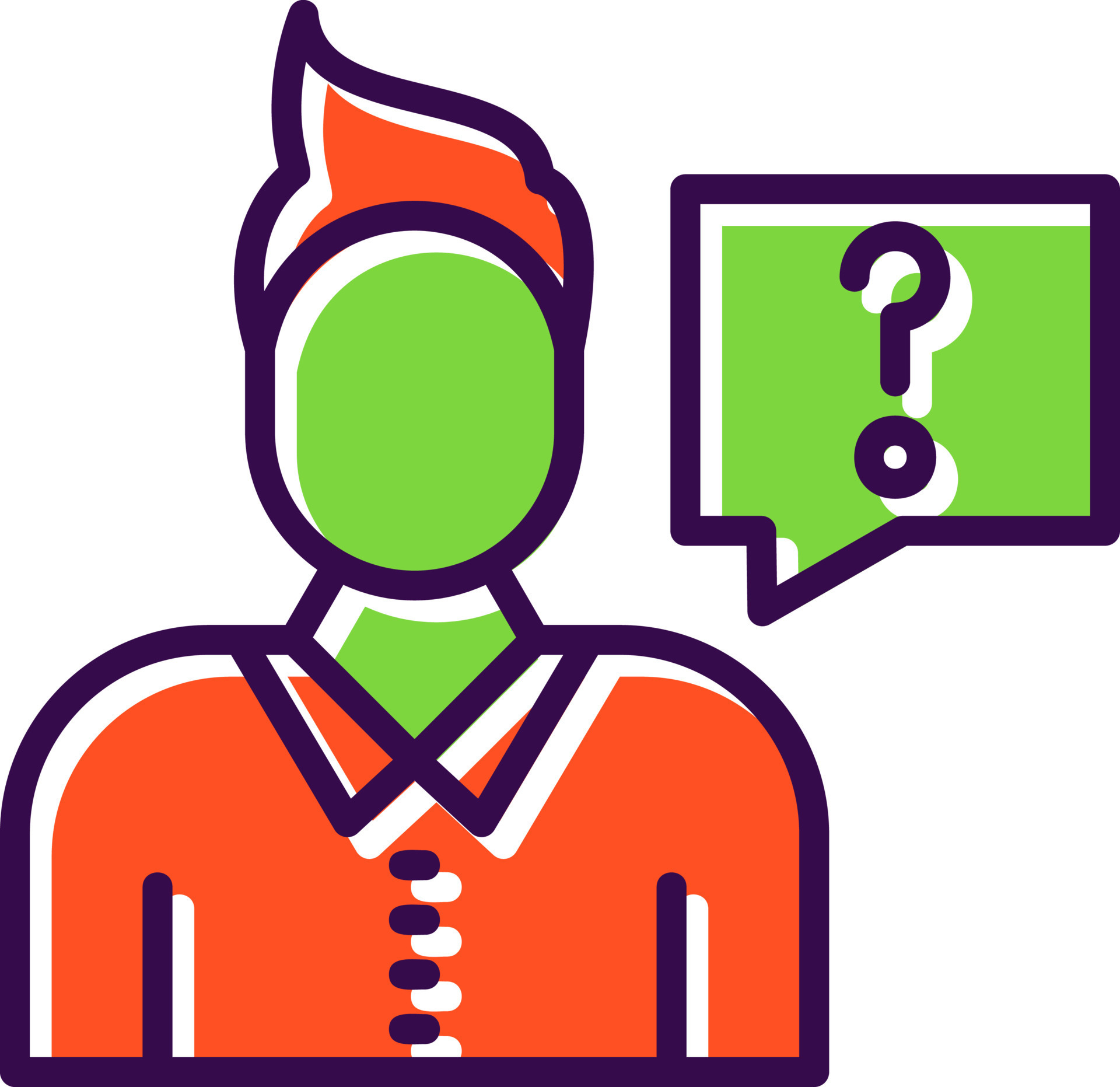Confusing Vector Icon Design 16495967 Vector Art At Vecteezy