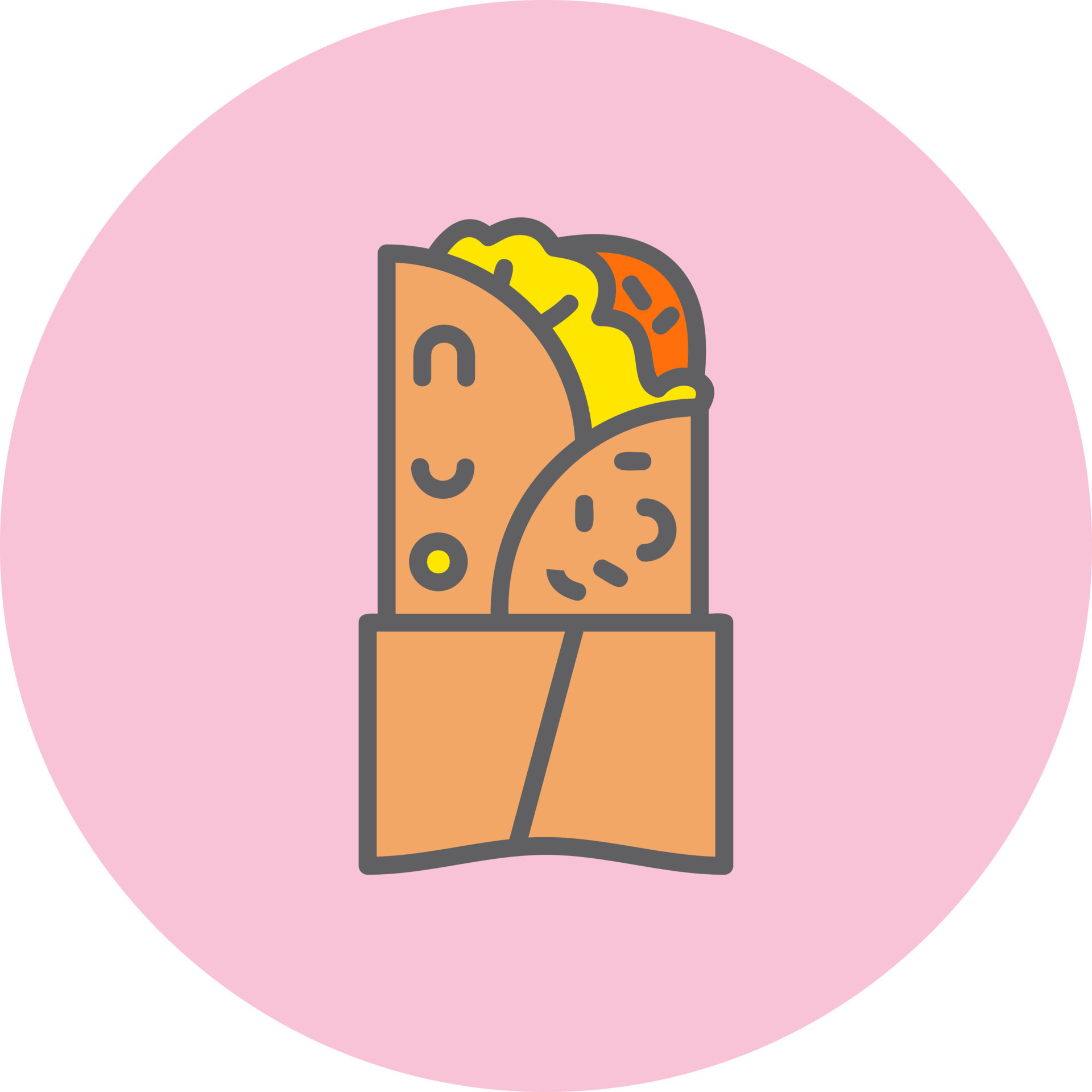 Doner Kebab Vector Icon 16496191 Vector Art at Vecteezy