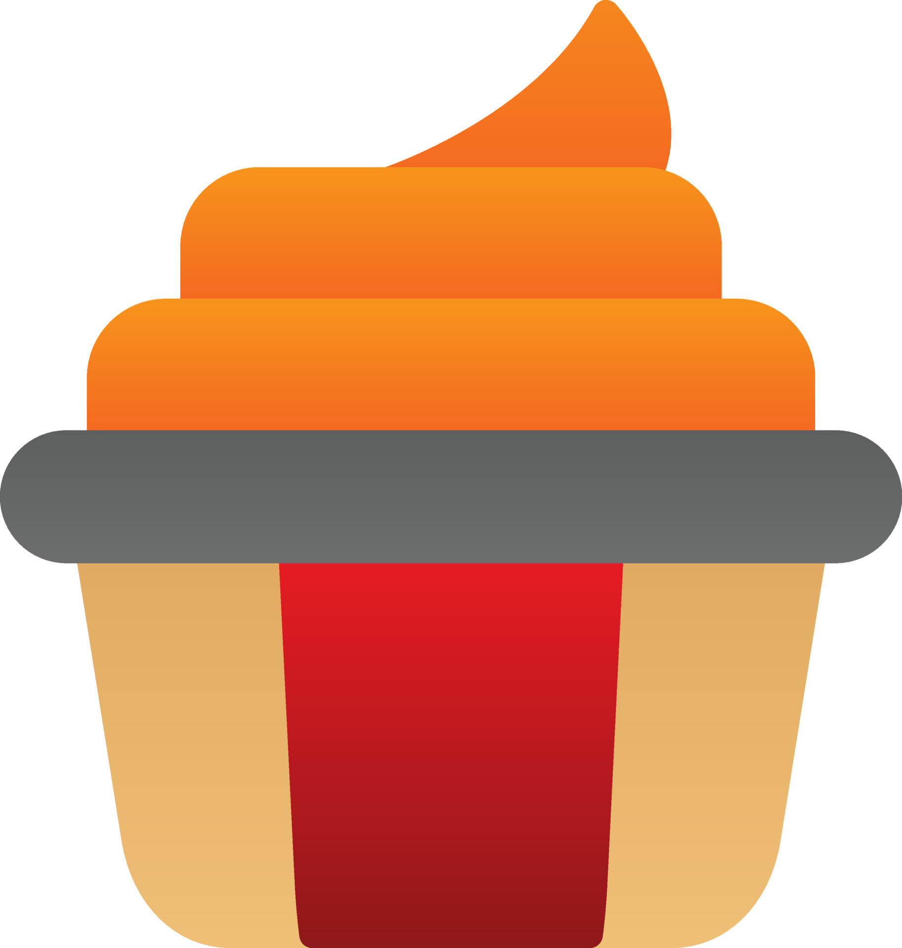 Cupcake Vector Icon Design 16496847 Vector Art At Vecteezy