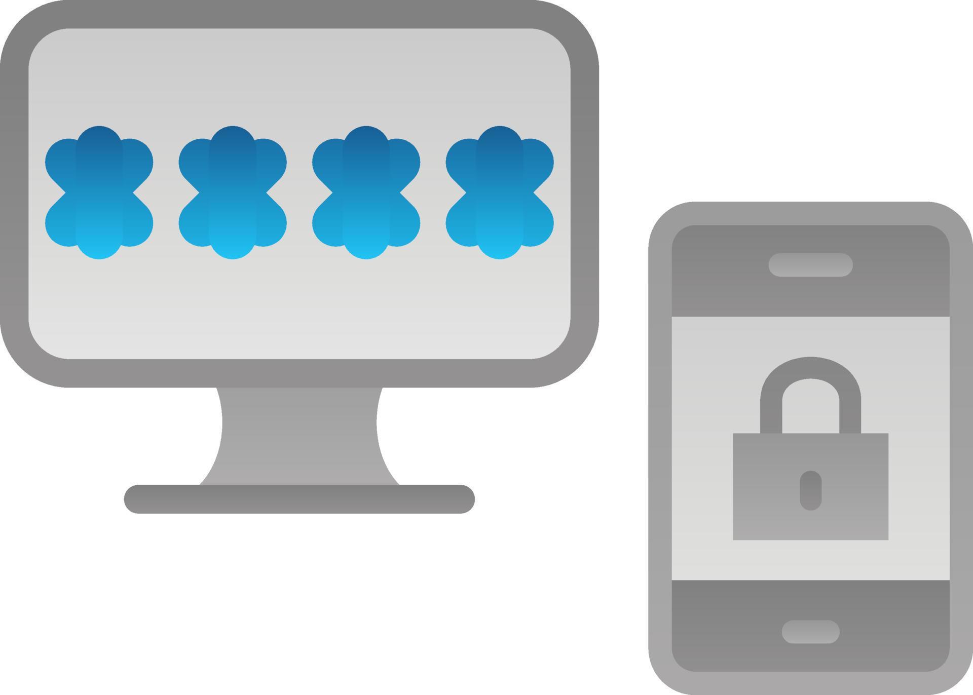 Two Step Verification Vector Icon Design 16497243 Vector Art At Vecteezy