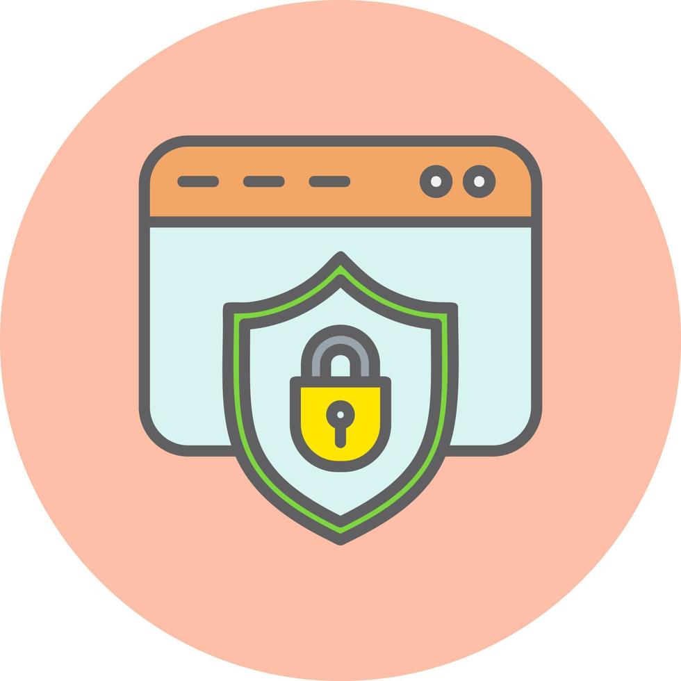 Internet Security Vector Icon 16498000 Vector Art At Vecteezy