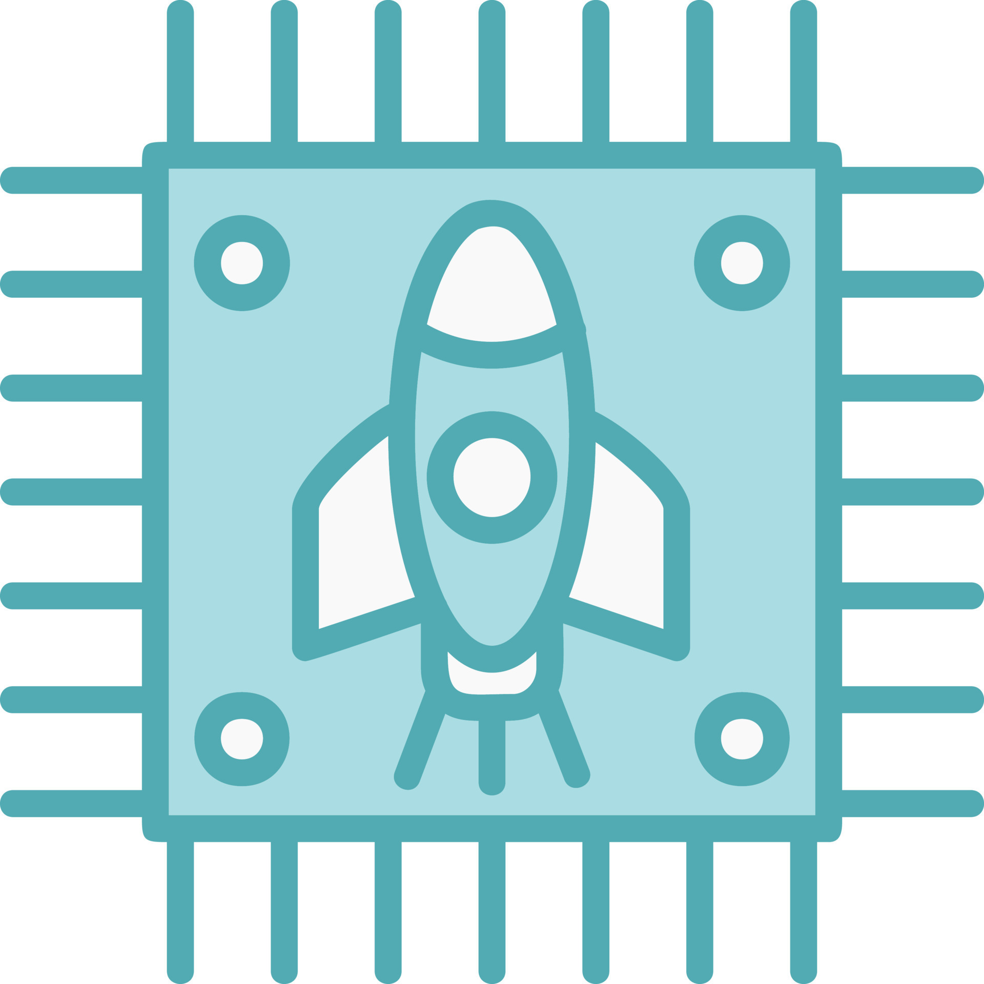 Rocket Chip Vector Icon 16499796 Vector Art at Vecteezy