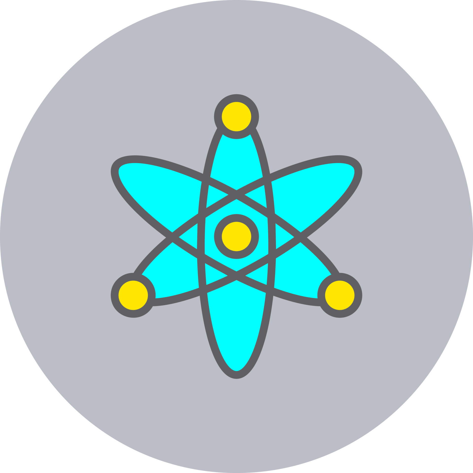 Atom Vector Icon 16500460 Vector Art At Vecteezy