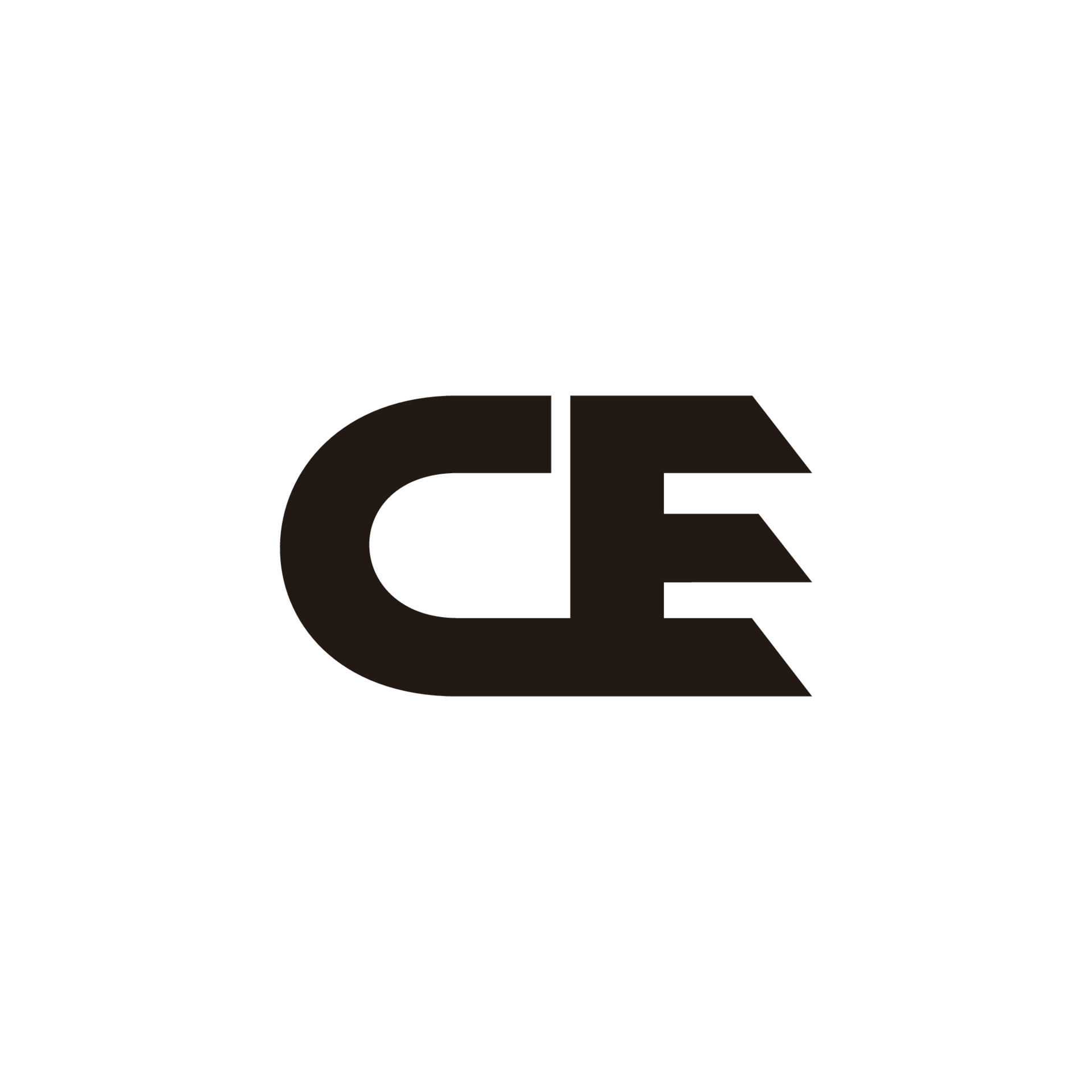 vector de letra abstracta ce vector de logotipo geométrico 16501705 Vector en Vecteezy