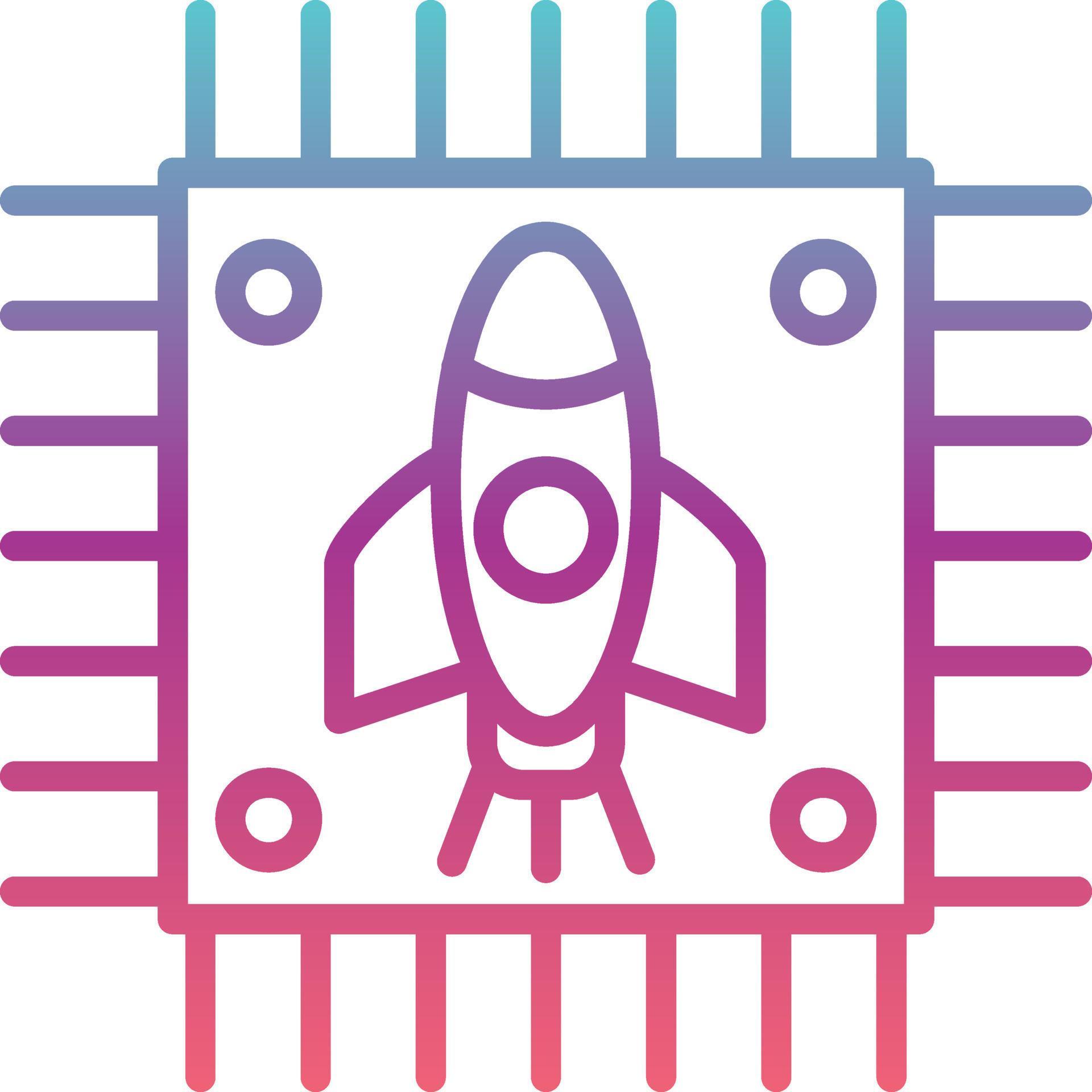 Rocket Chip Vector Icon 16505599 Vector Art at Vecteezy