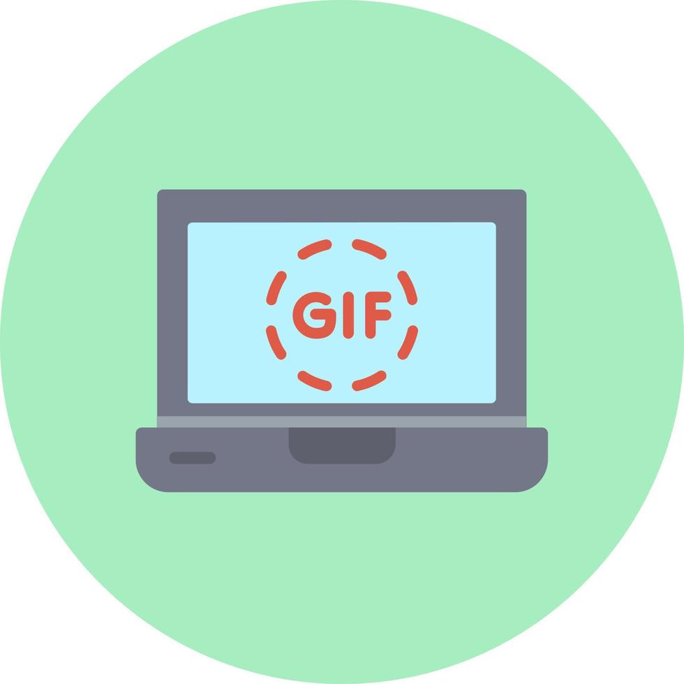 Gif Vector Icon 16510902 Vector Art at Vecteezy