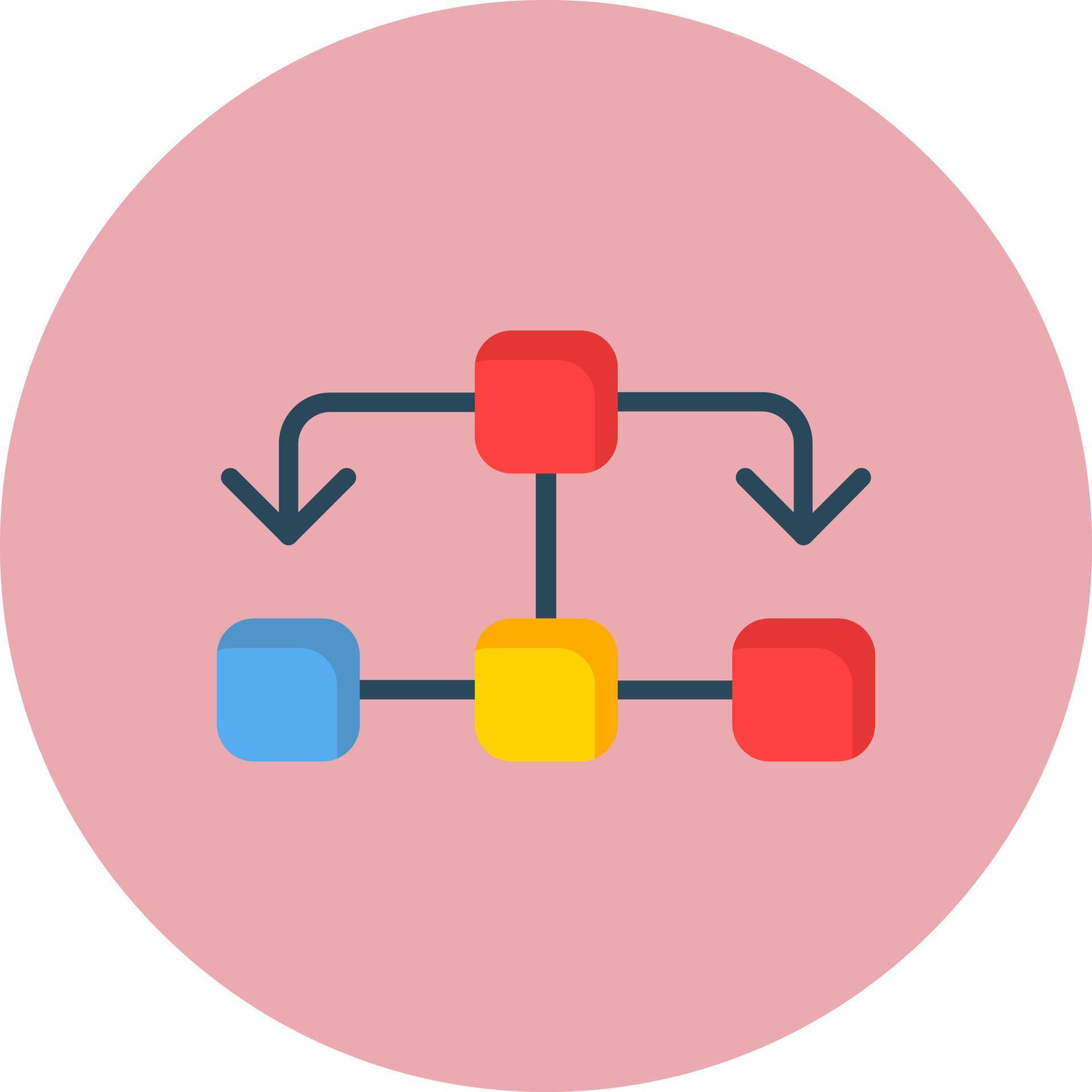 Flow Chart Vector Icon 16511156 Vector Art At Vecteezy