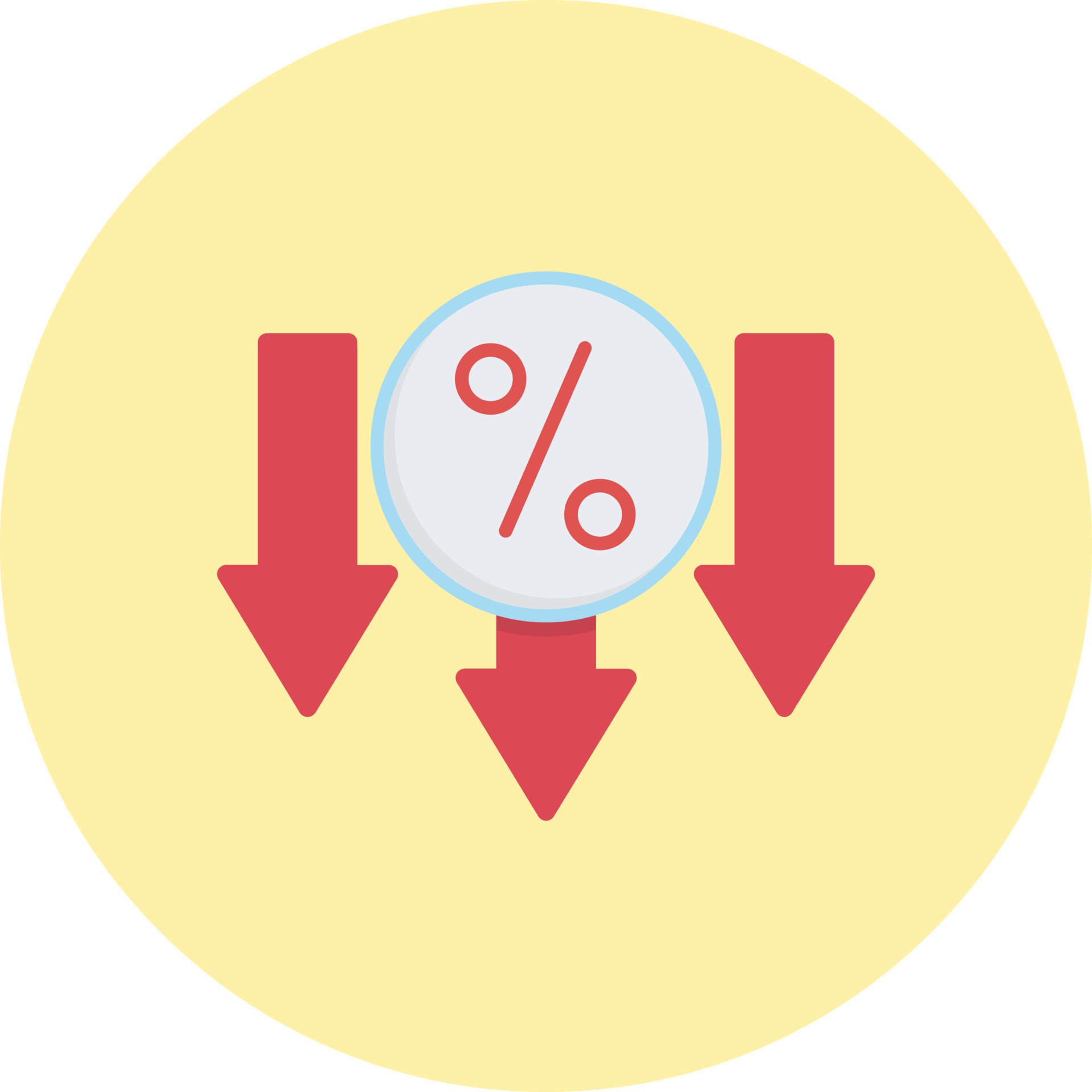 Decrease Vector Icon 16514129 Vector Art at Vecteezy