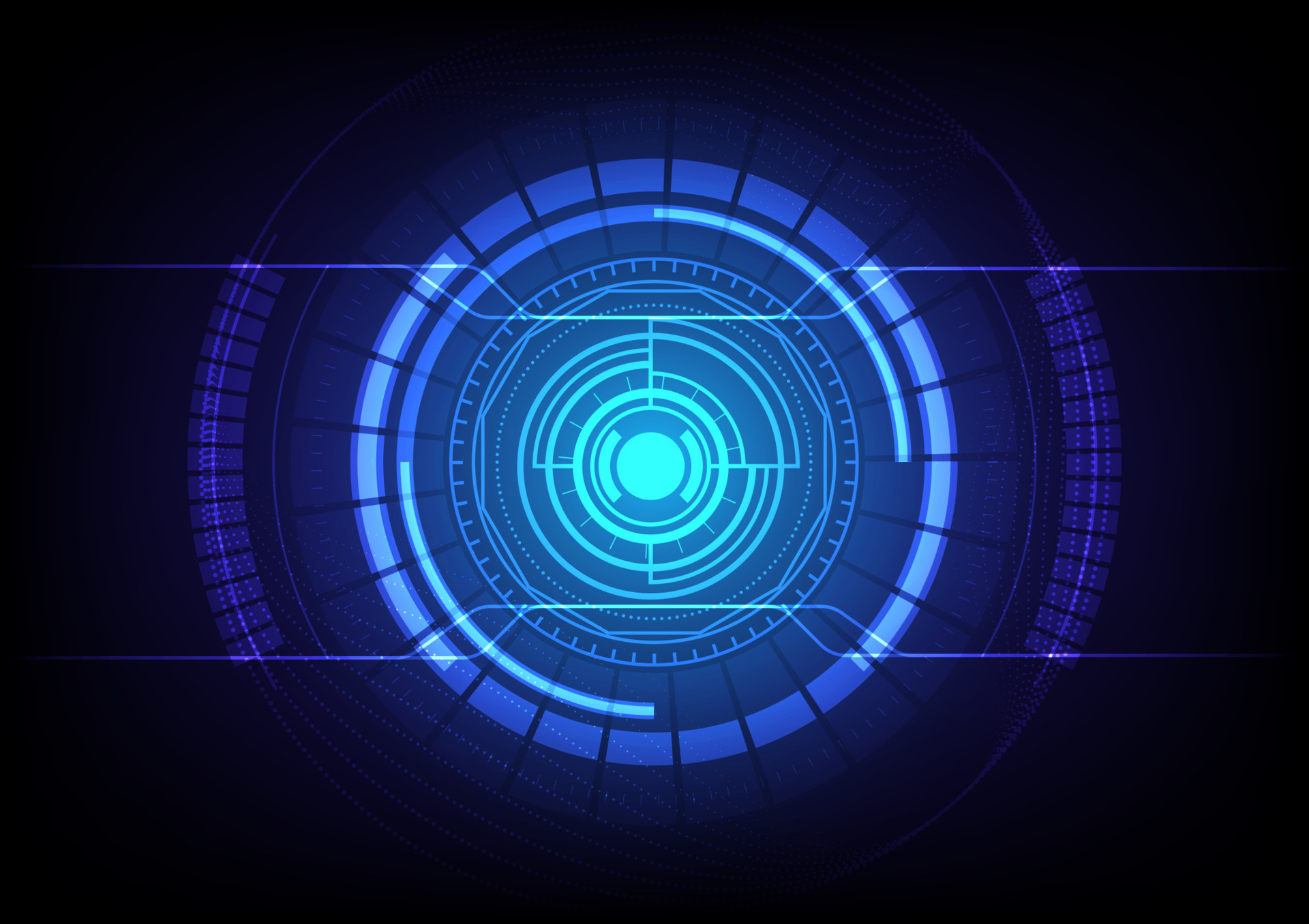 Abstract Technology Background With Hi Tech Communication Concept