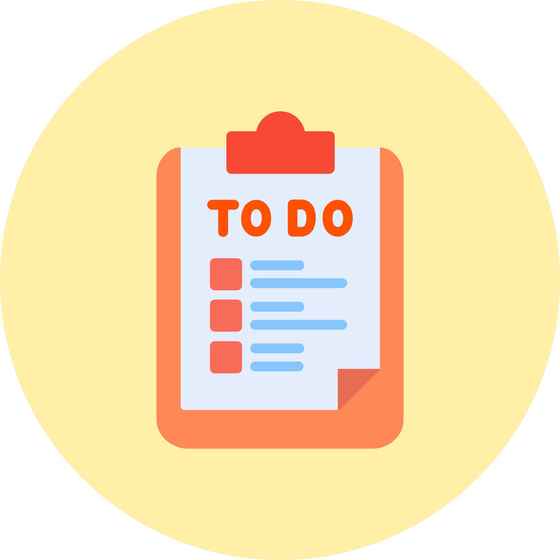 To Do List Vector Icon 16516991 Vector Art at Vecteezy
