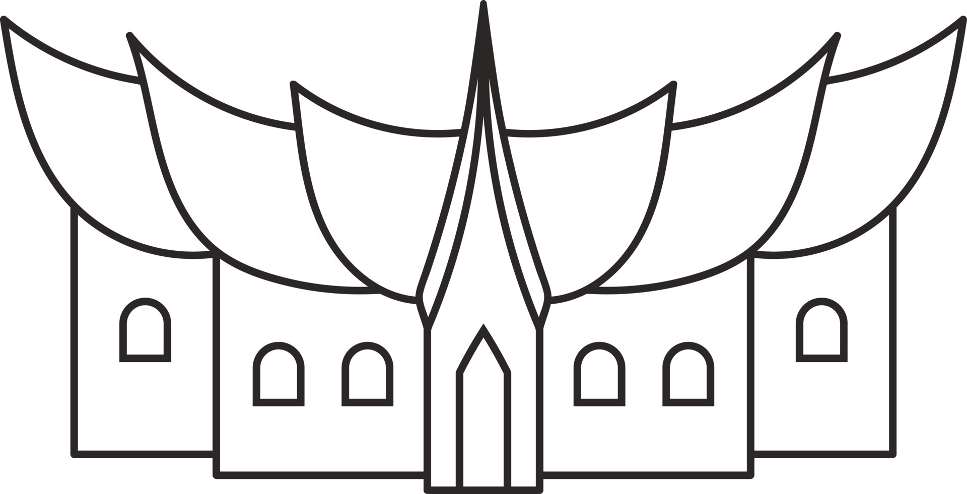 Rumah Gadang aka Indonesian Traditional House 16518048 Vector Art at ... Rumah Gadang aka Indonesian Traditional House 16518048 Vector Art at ...