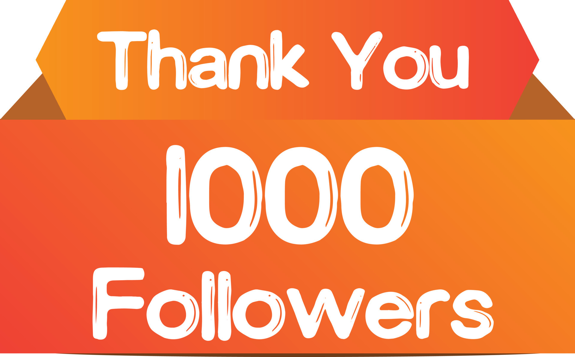 1000 Followers Design Free Vector HD 16527595 Vector Art at Vecteezy
