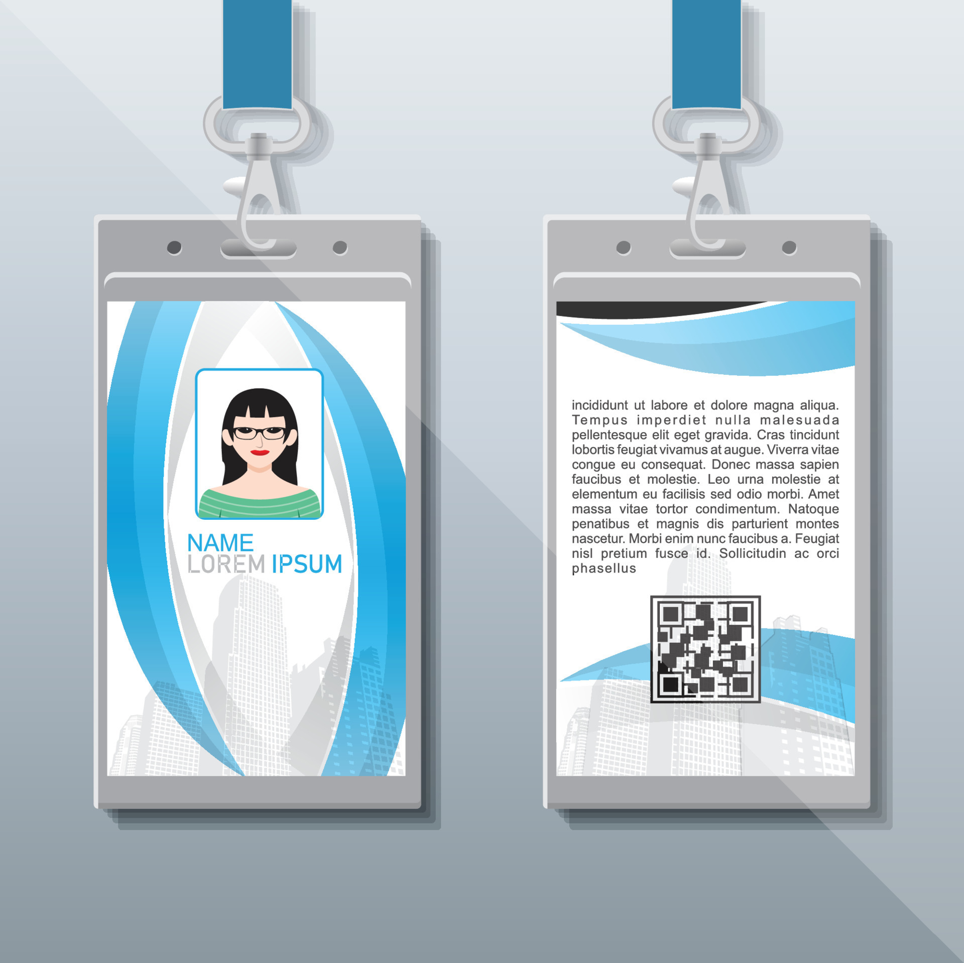 Id Card Design, Company Identity Card 16529339 Vector Art at Vecteezy