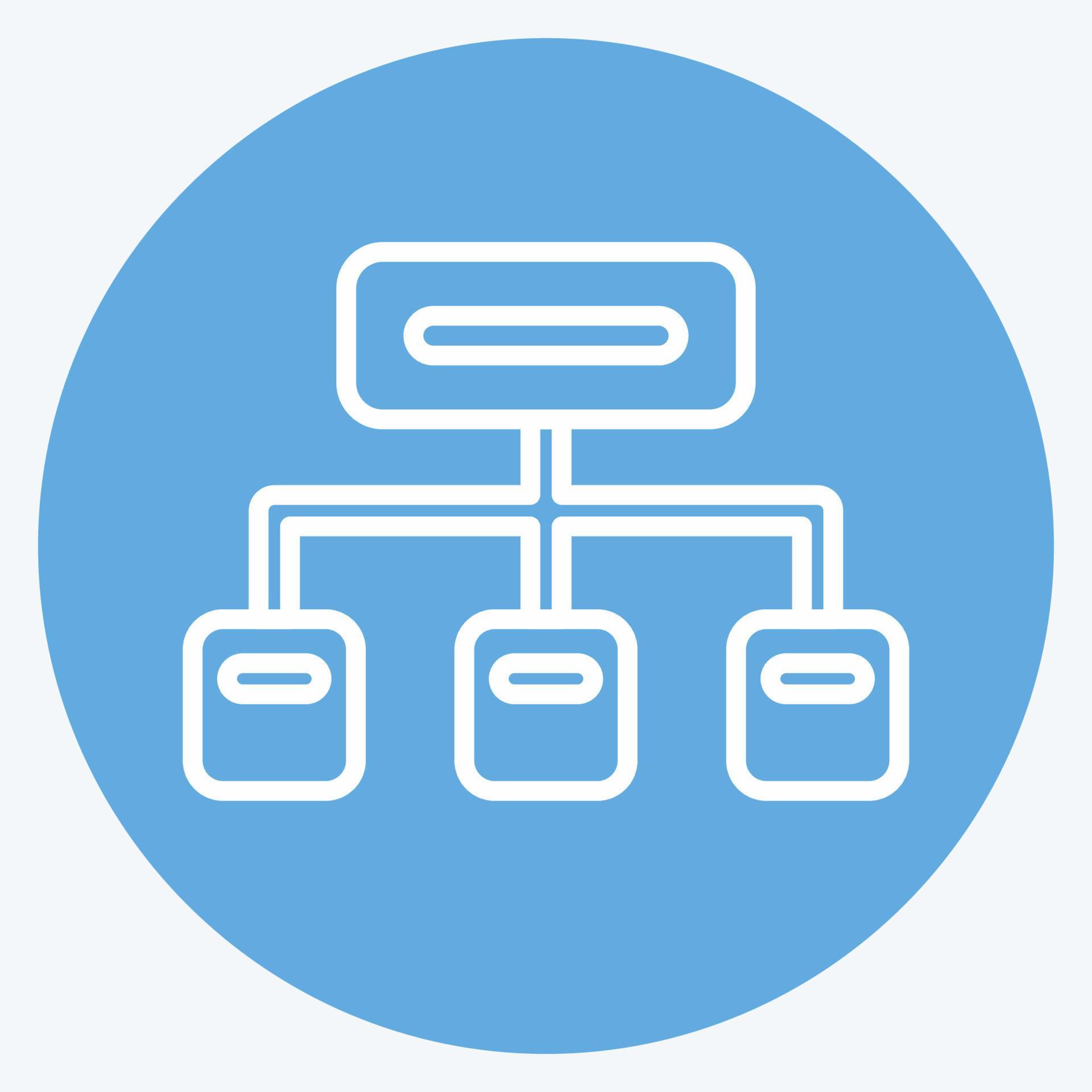 Icon Clustering. related to Machine Learning symbol. blue eyes style ...