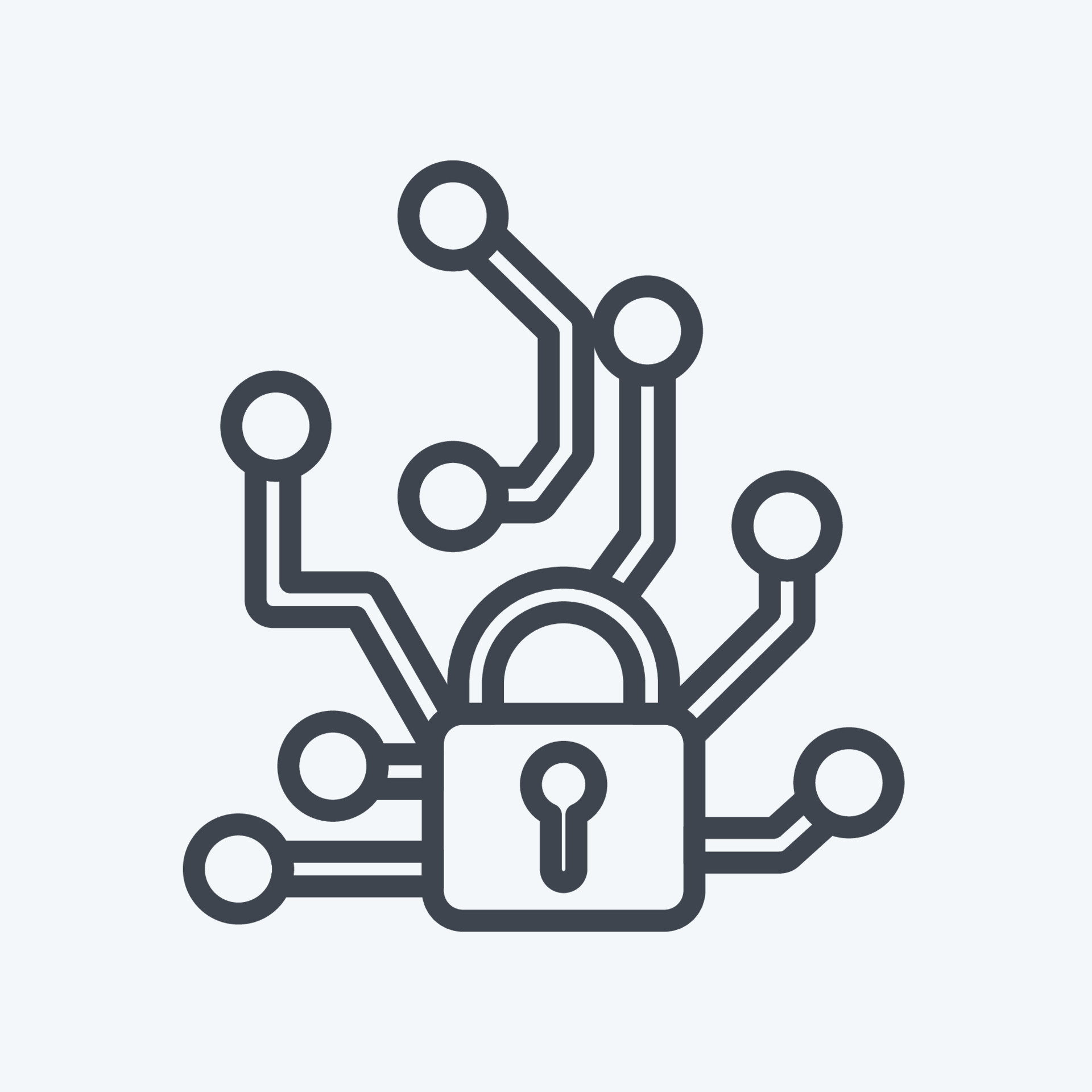 Icon Adversarial Attacks. related to Machine Learning symbol. line ...